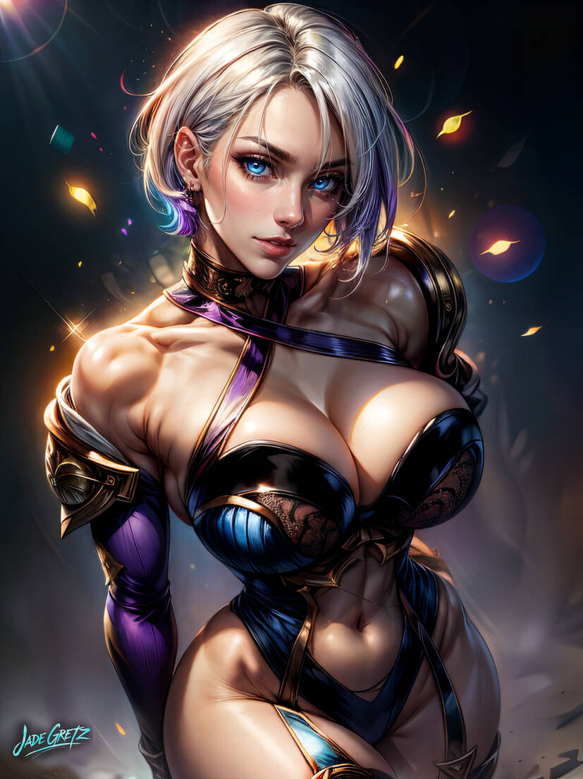 ArtStation - Ivy Valentine: Mistress of the Cursed Blade by Jade Gretz