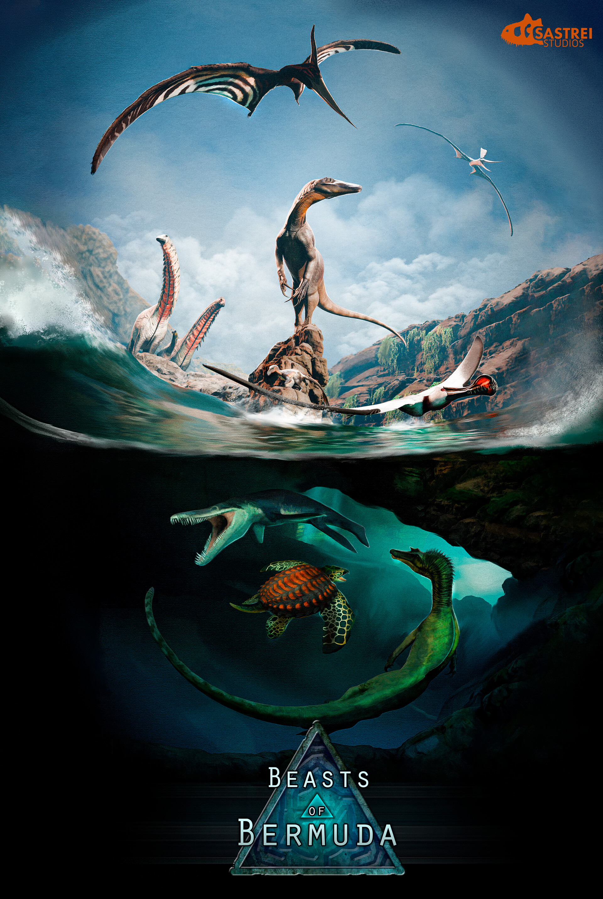 ArtStation - Beasts of Bermuda Cover Art