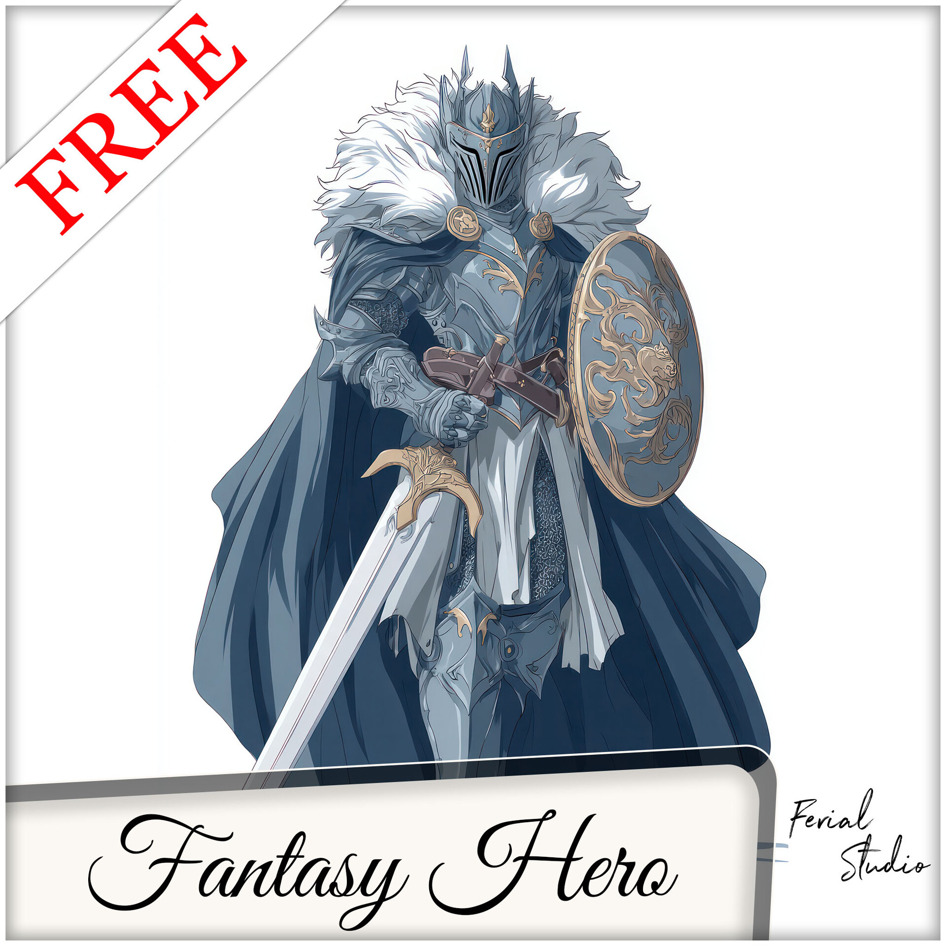 Ferial Studio - 🔹100 Fantasy Hero - Anime Character Reference Image ...