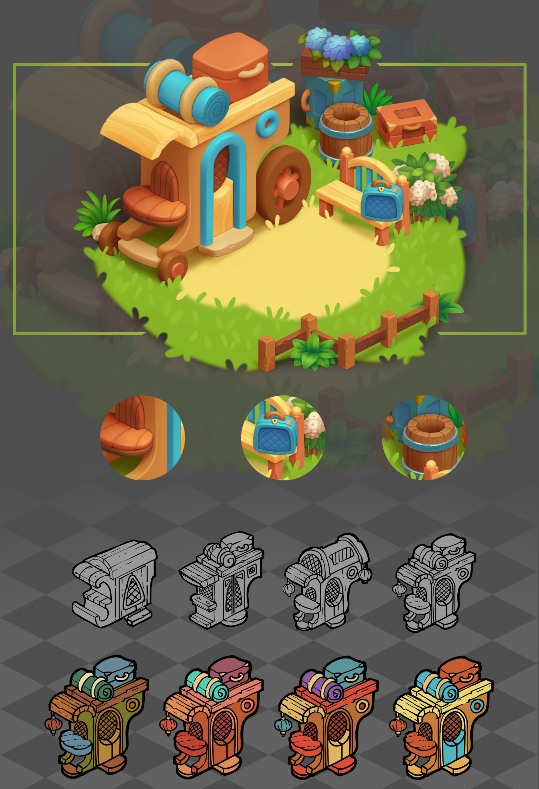 ArtStation - isometric location