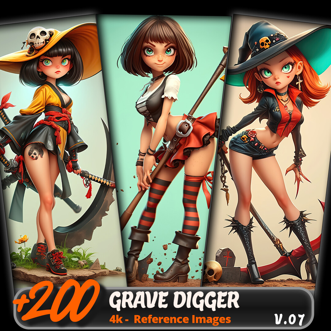 ArtStation - GRAVE DIGGER VOL. 07/ 4K/ Reference Image