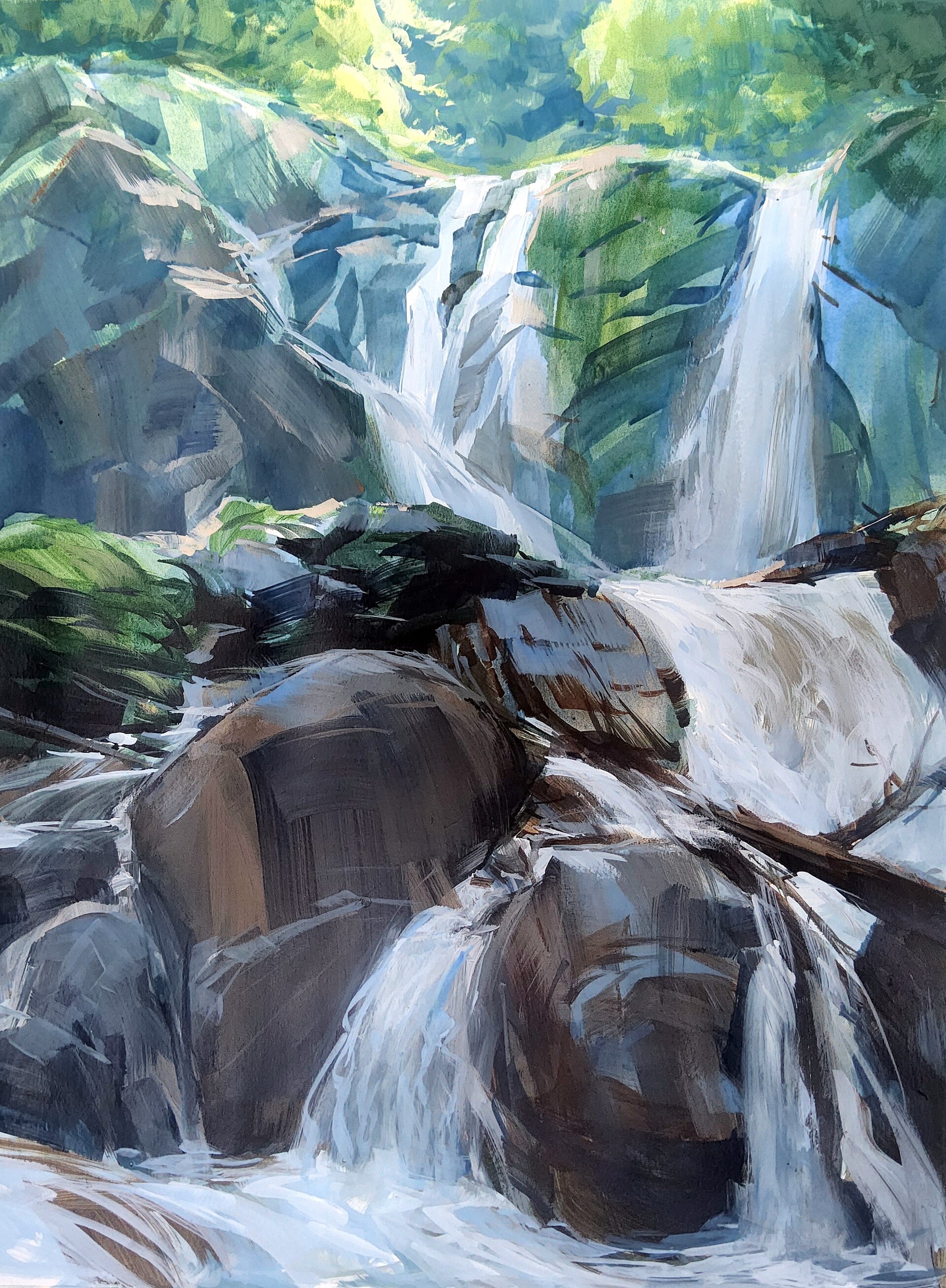 ArtStation - waterfall