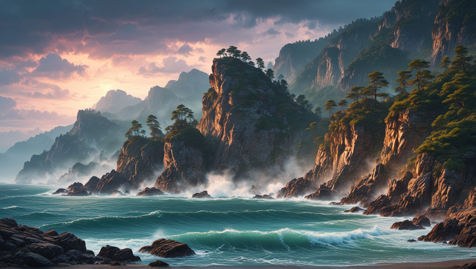 ArtStation - Rugged Coasts