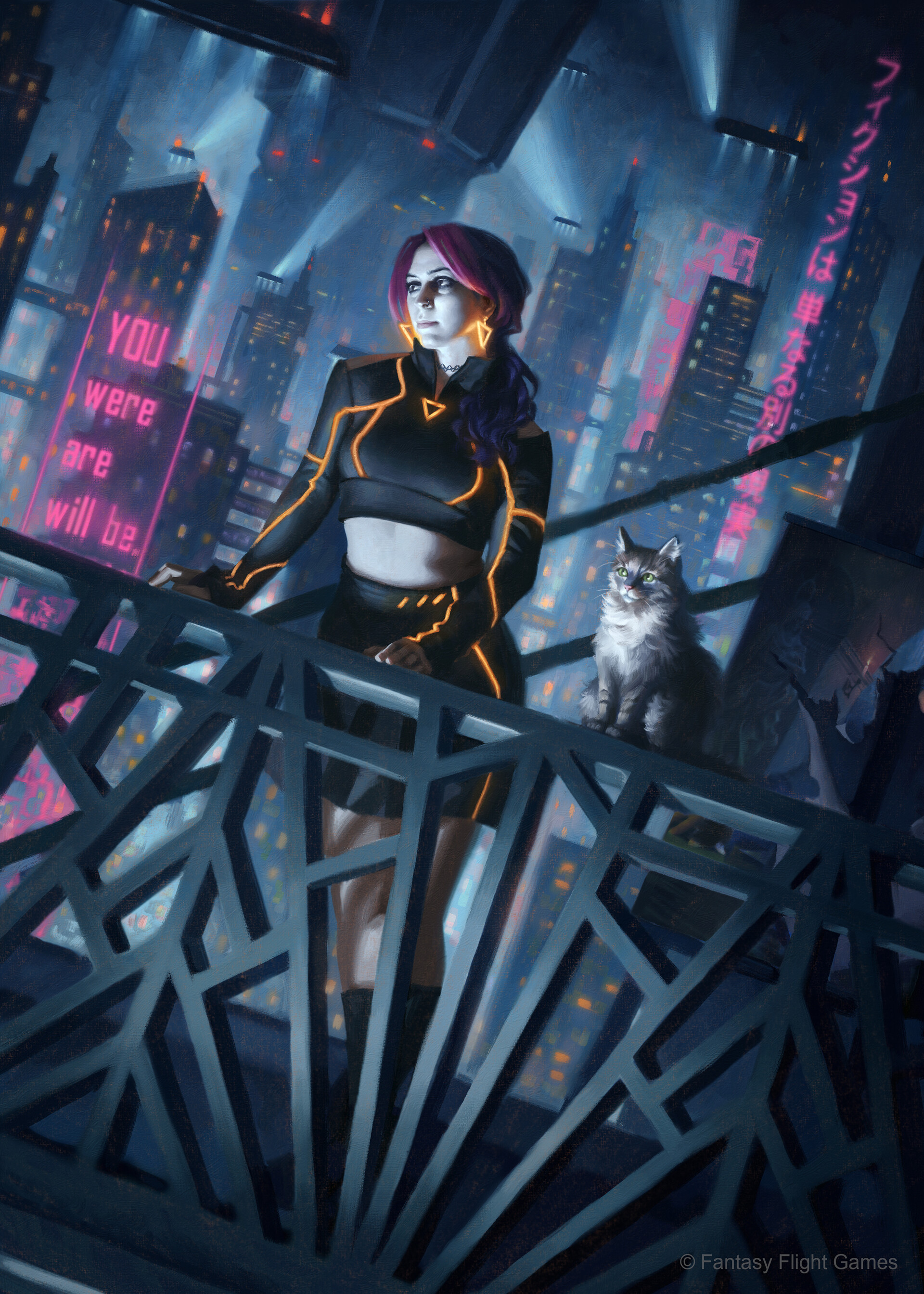 ArtStation - Employee Art: Maxine Newman in New Angeles