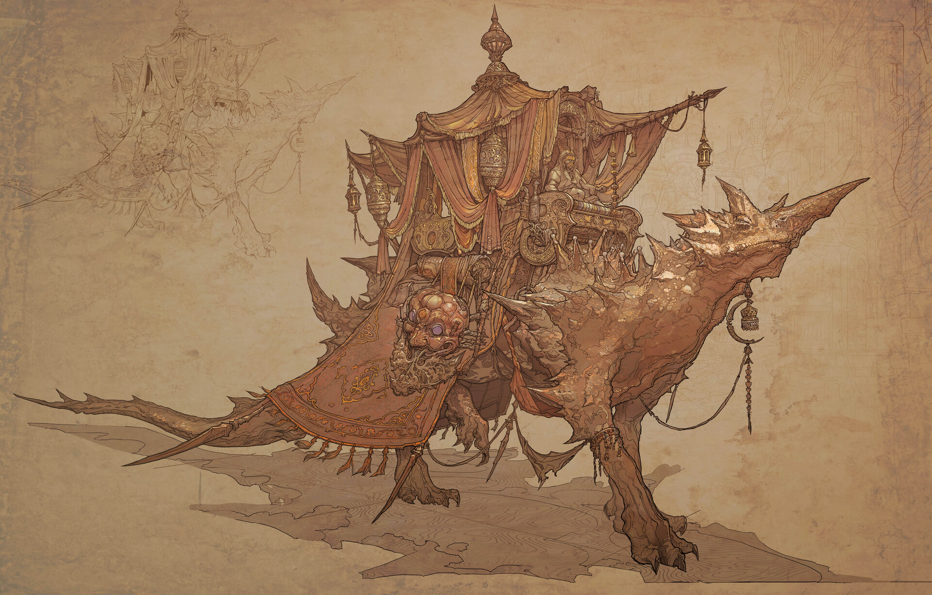 ArtStation - Desert Trader