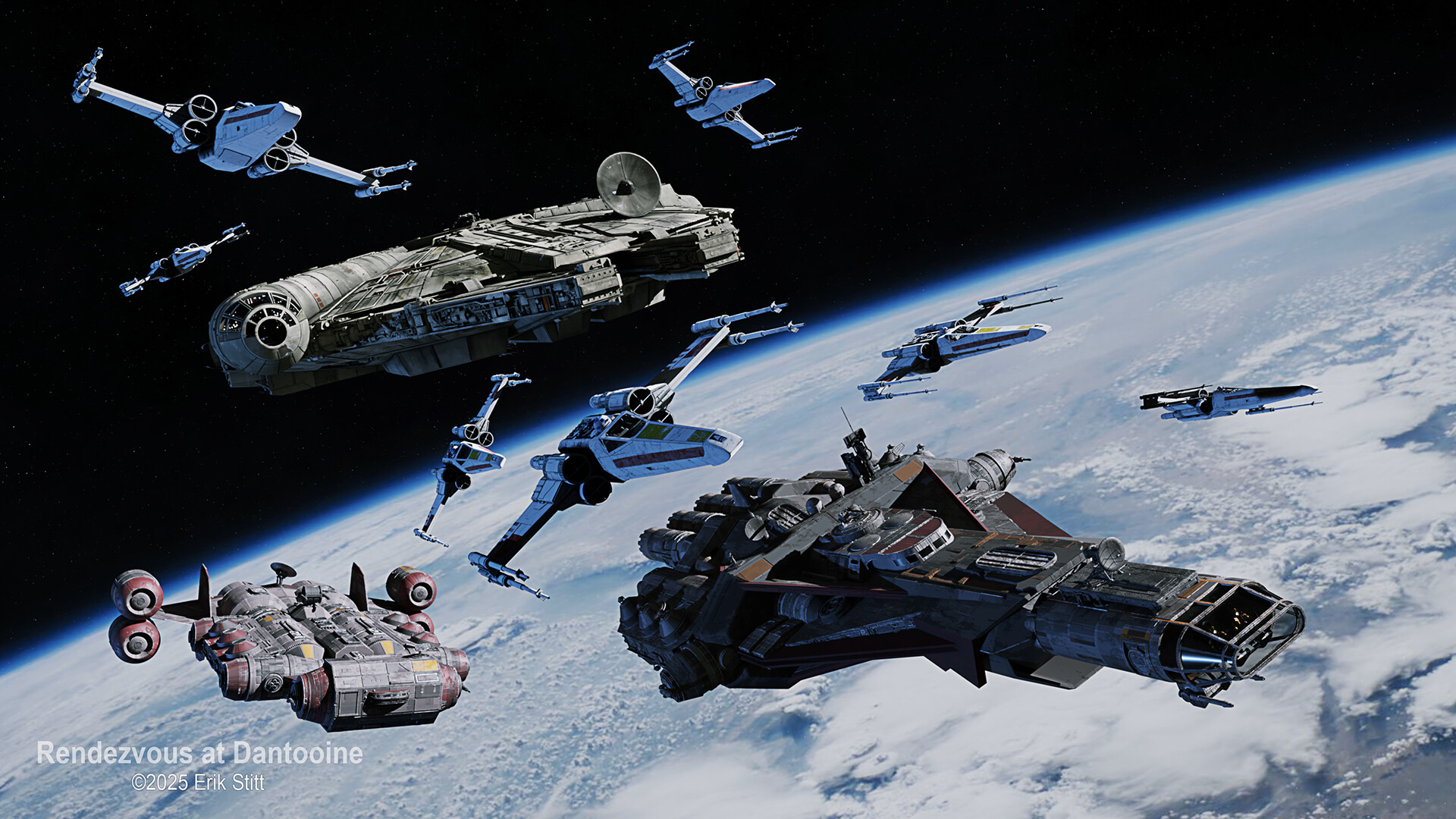 ArtStation - Rendezvous at Dantooine