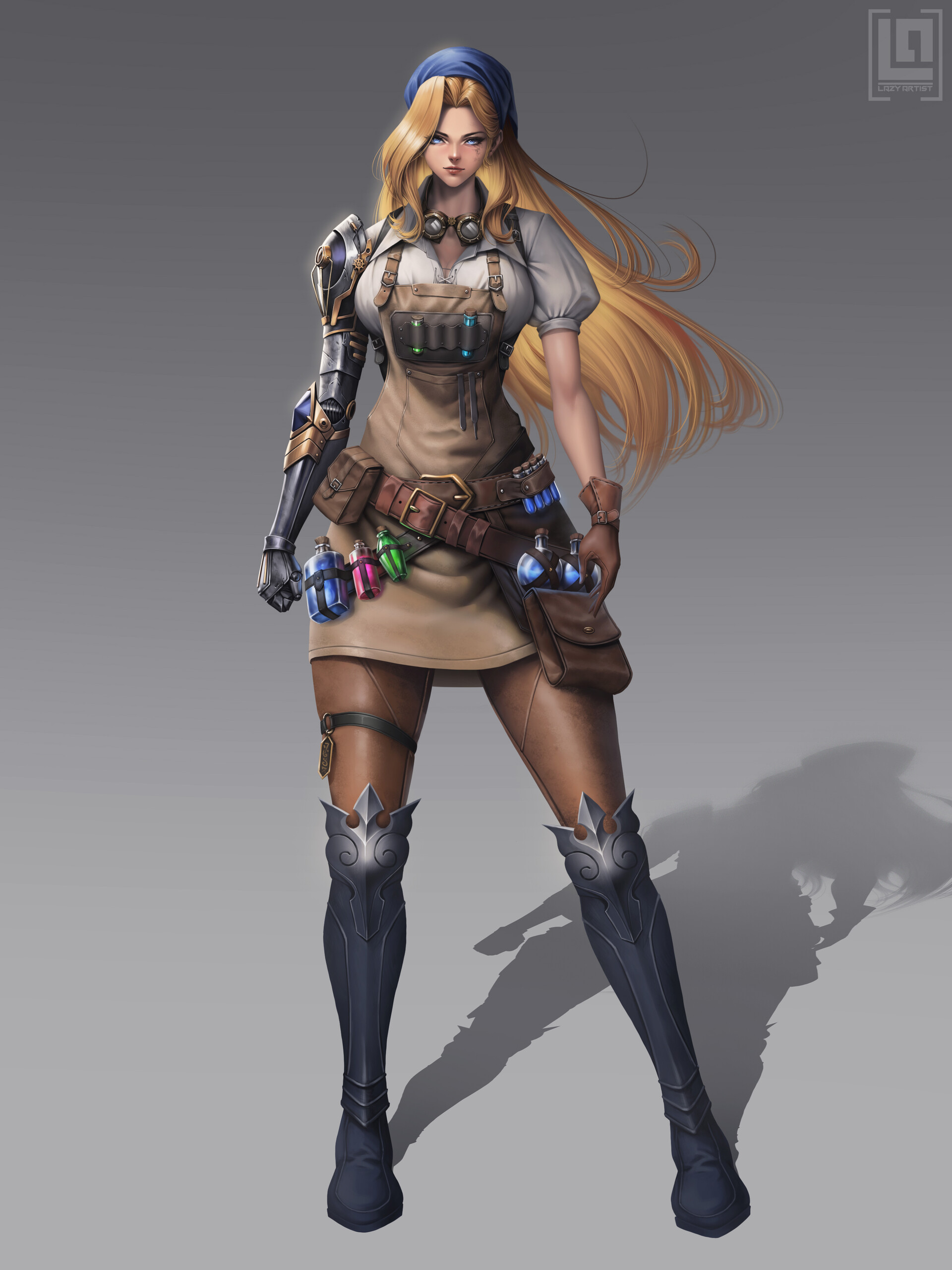 ArtStation - Comm - Steampunk Blacksmith