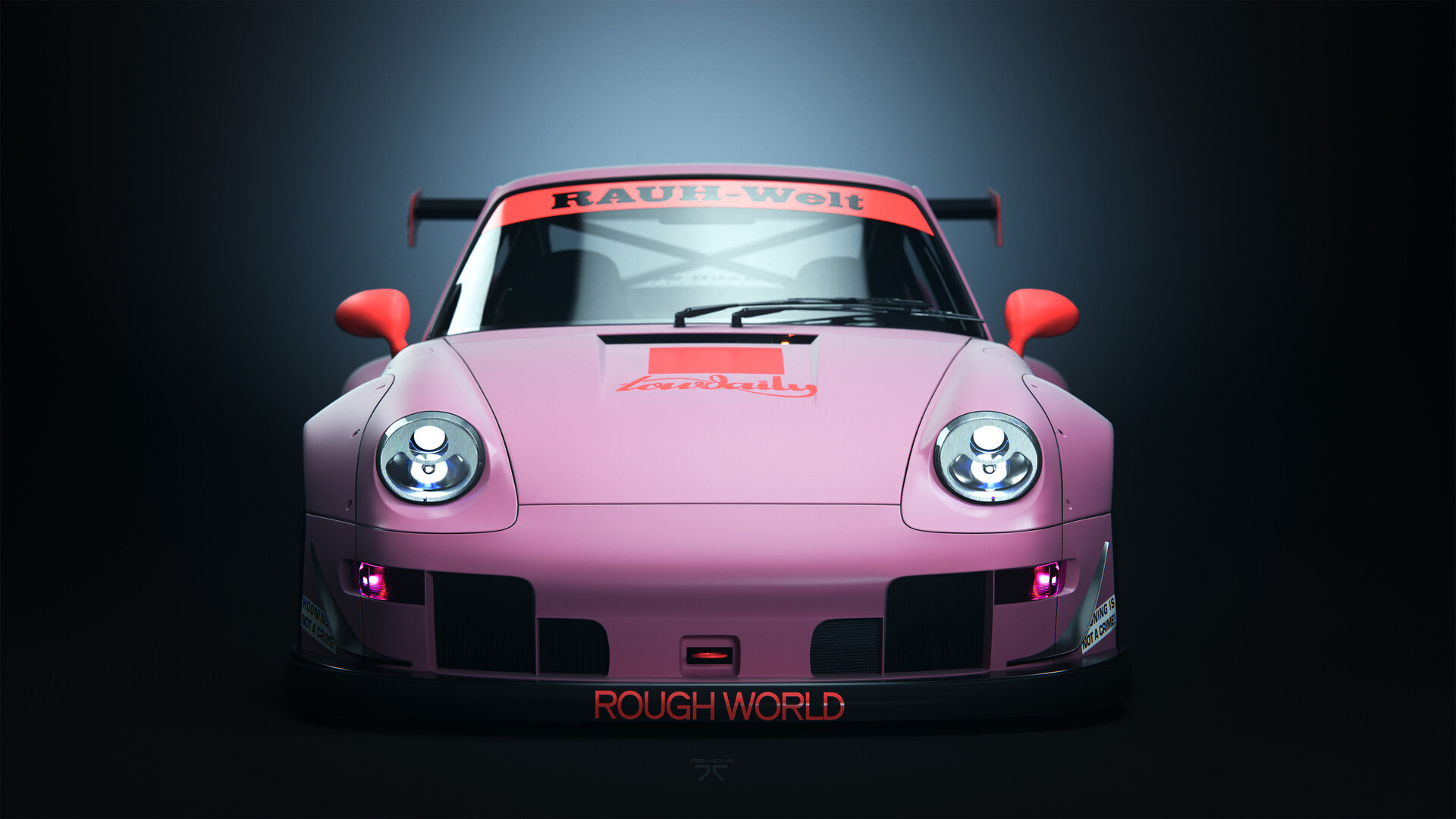 ArtStation - PORSCHE 911 RWB "HOTTERS"
