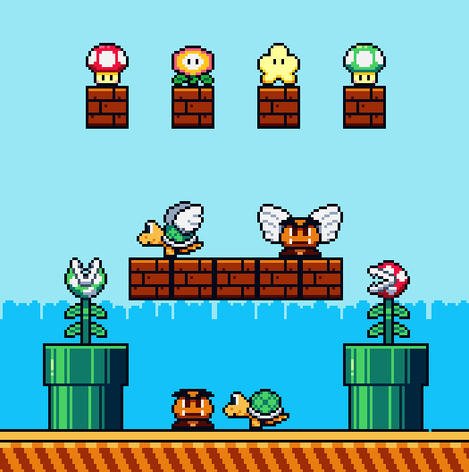 mario 3 enemy sprites