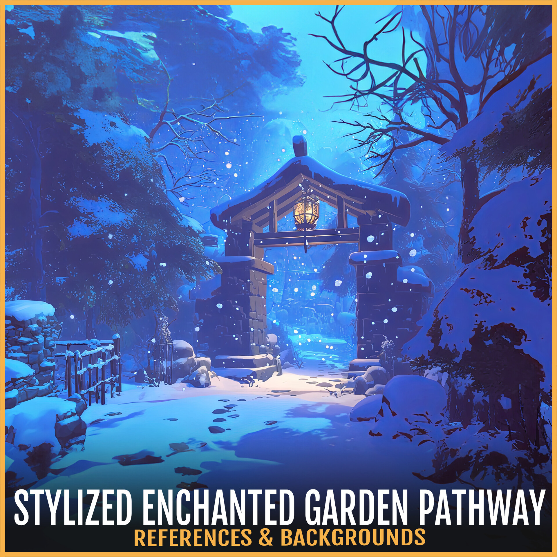 ArtStation - 303 Stylized Enchanted Garden Pathway