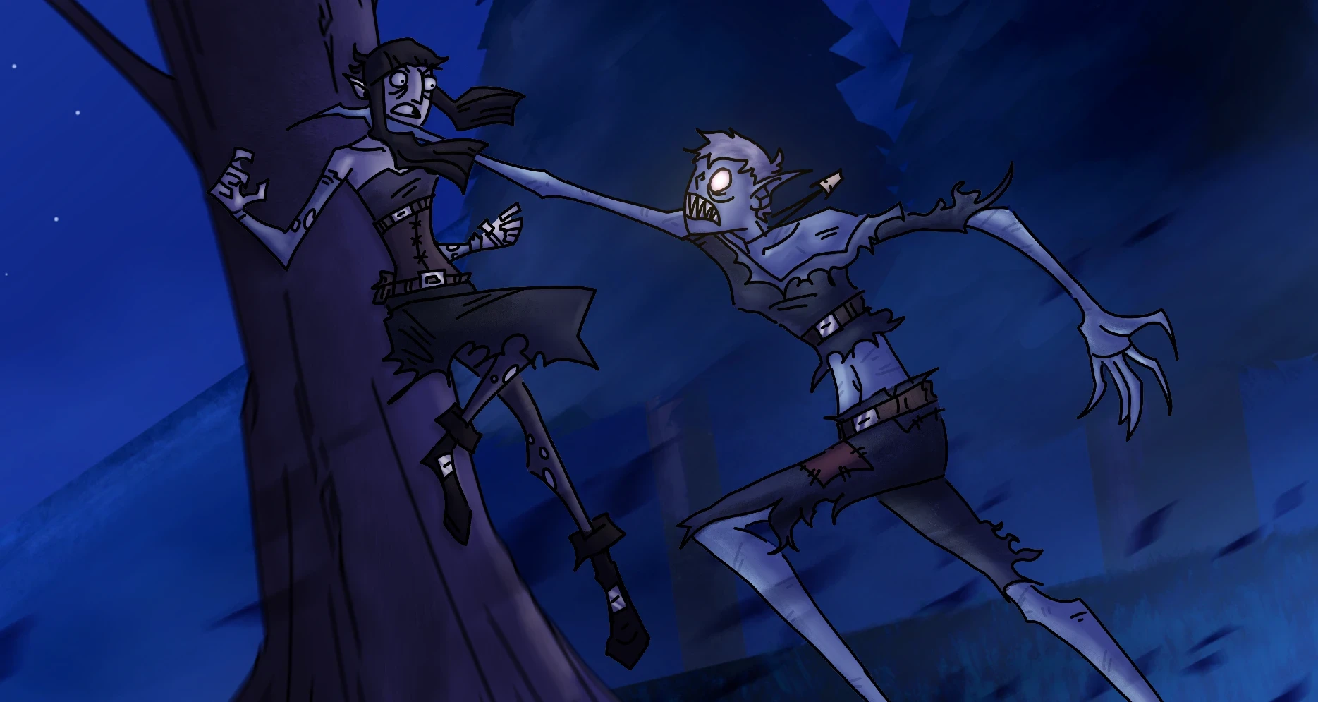 ArtStation - DnD Splash Art: Ghoul Slam