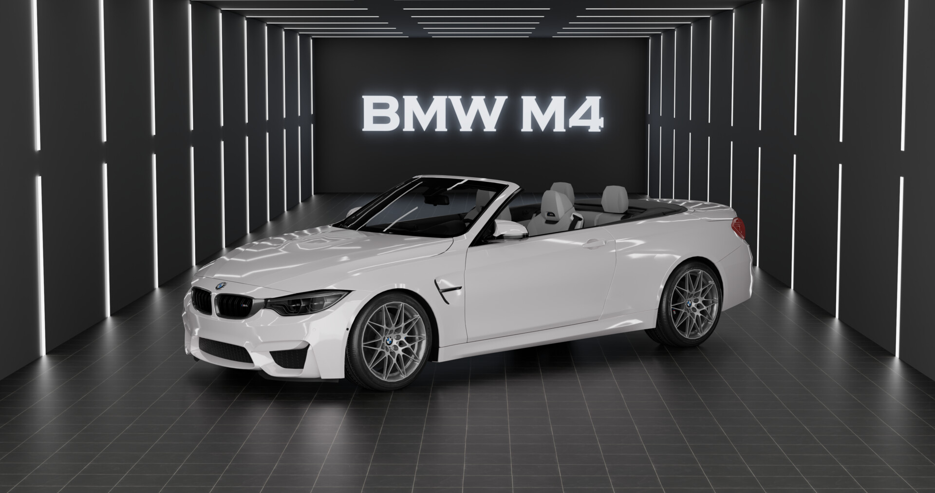 ArtStation - BMW M4 3D model and render visualization - blender render