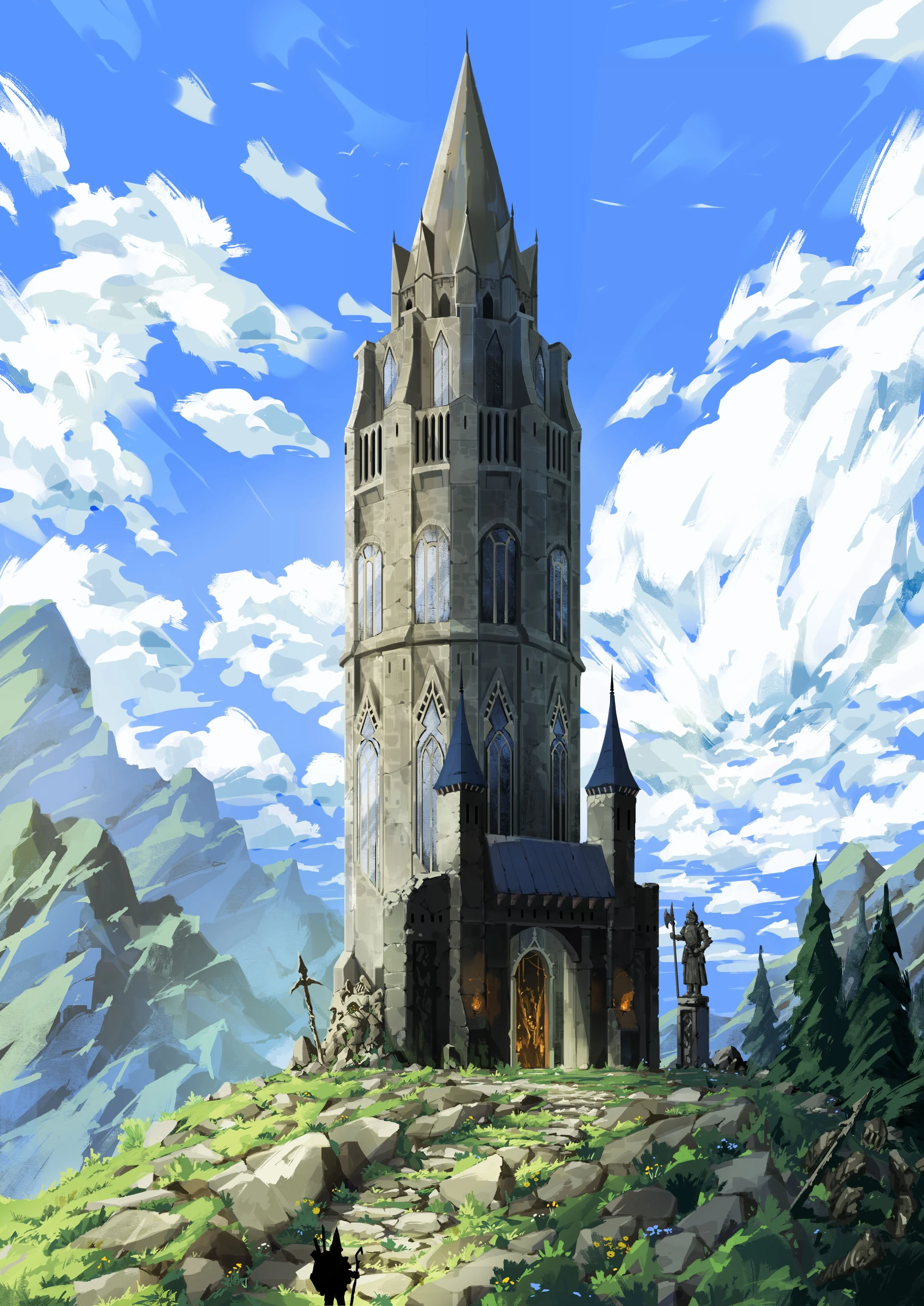 ArtStation - Pilgrimage to the Tower