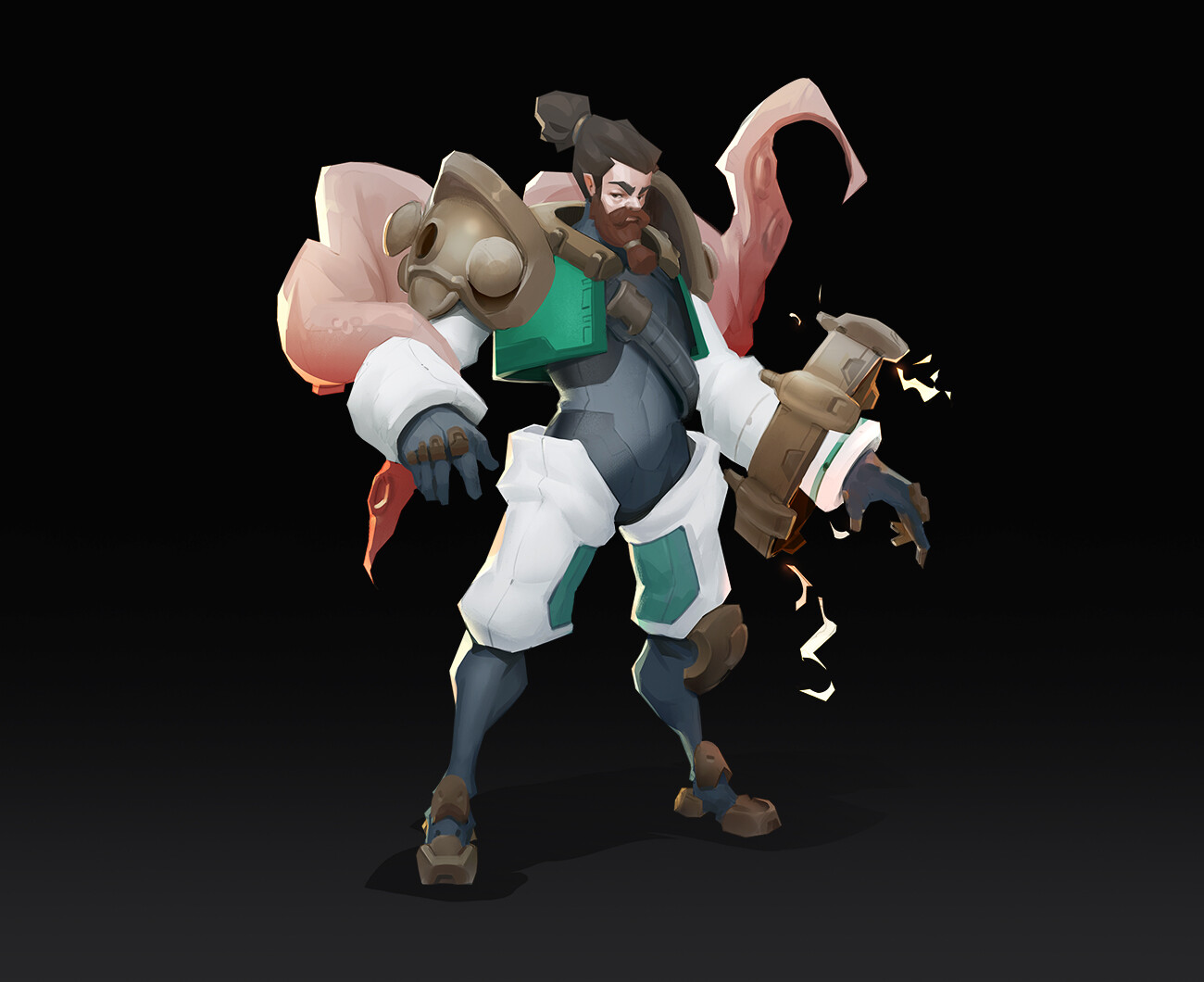 Billy Roberts - Scientist With Squid Friend