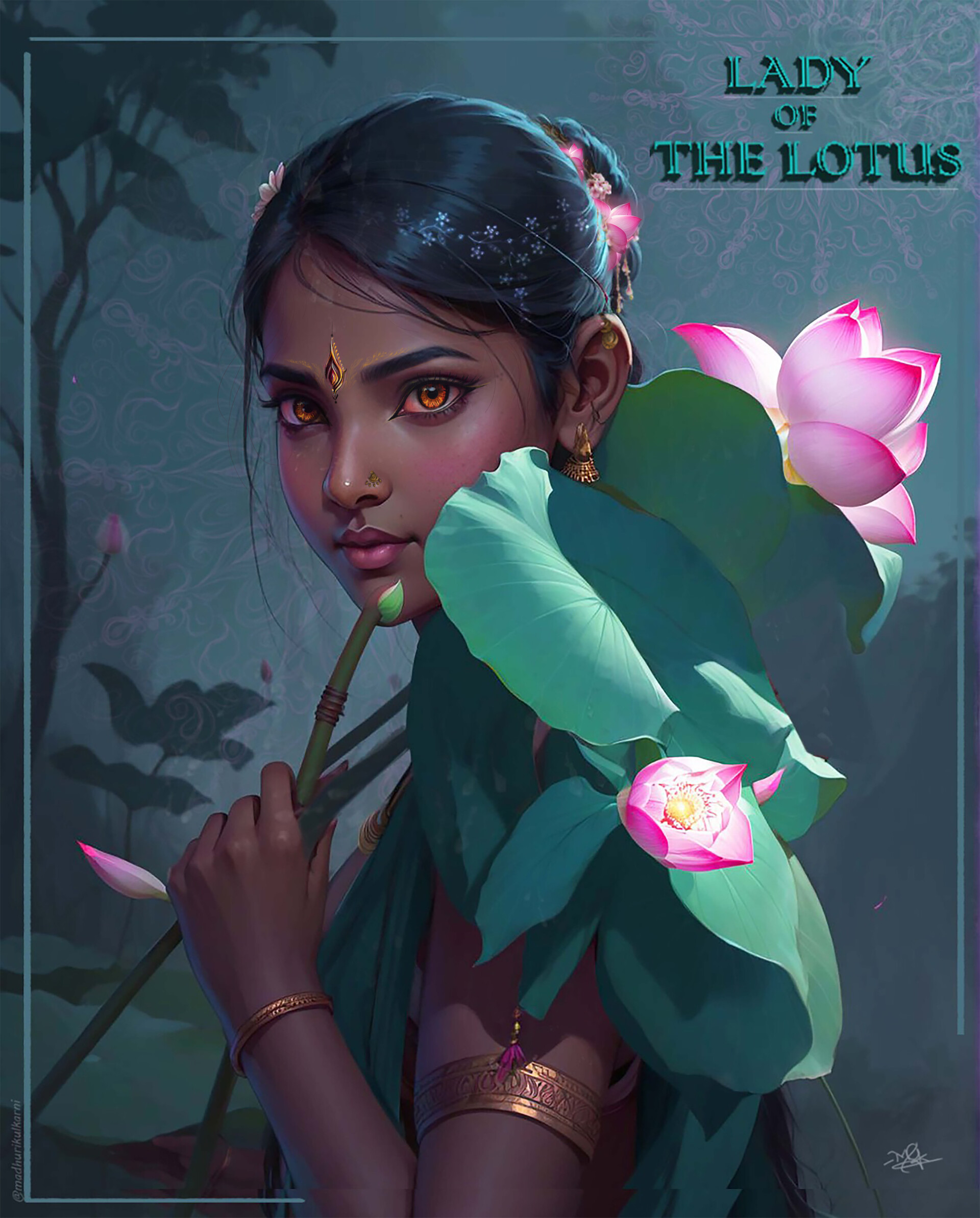 ArtStation - Lady of the LOTUS