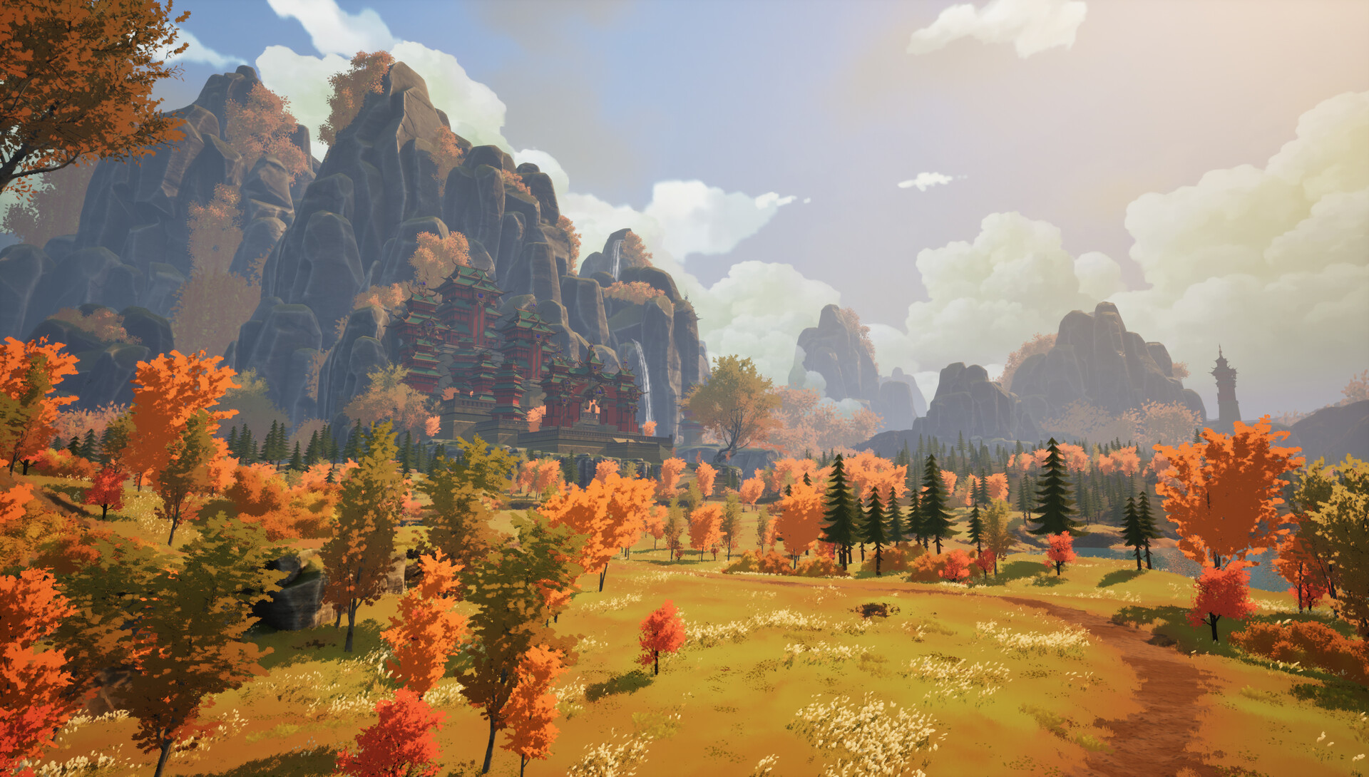 ArtStation - Stylized Autumn Valley – Unreal Engine 5 Environment