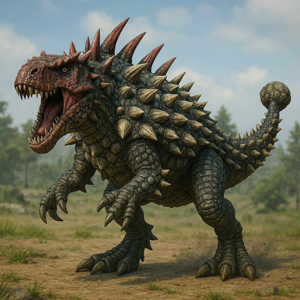 ArtStation - ARBS - T-rex x Ankylosaurus Hybrid