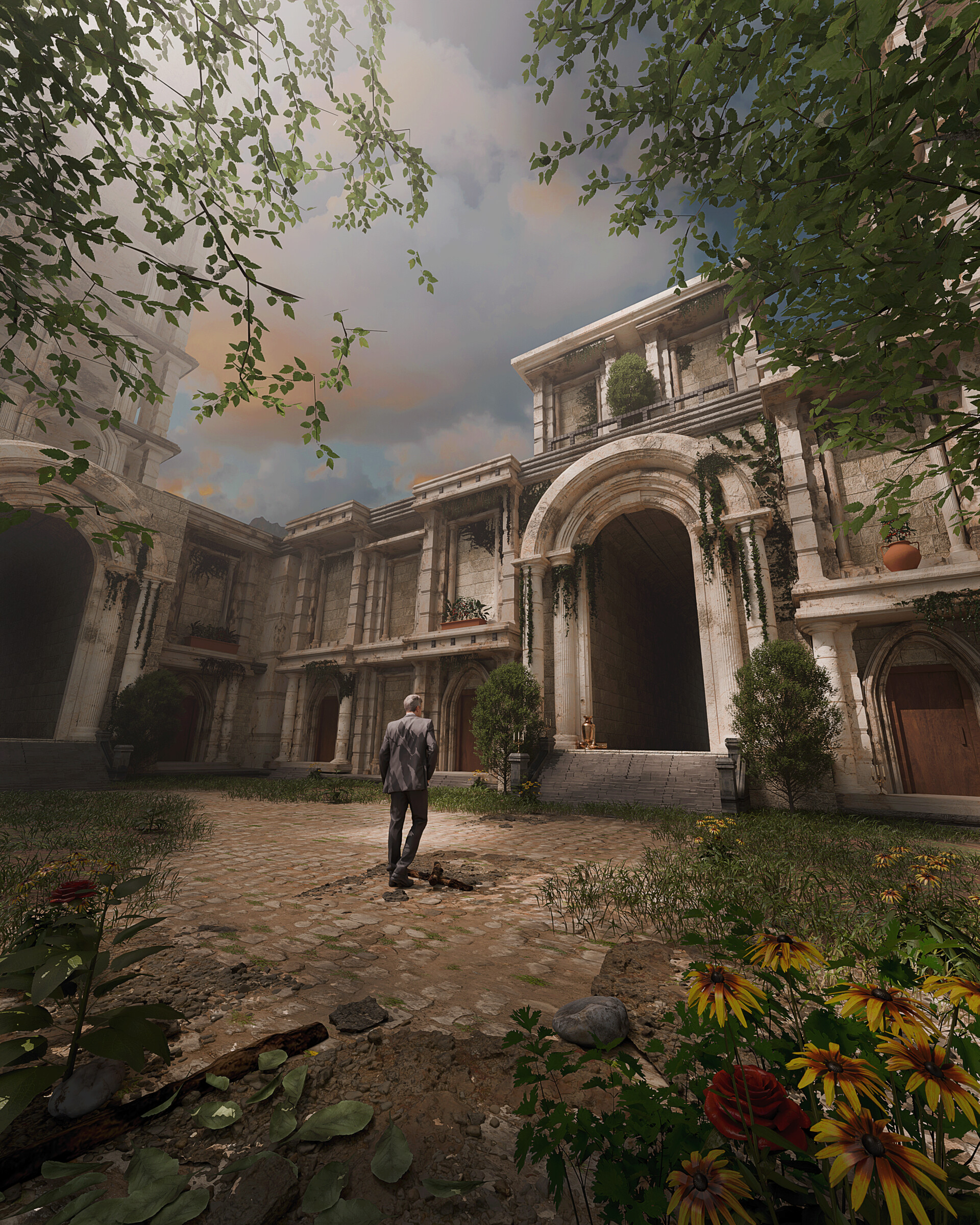 ArtStation - Greek buildings