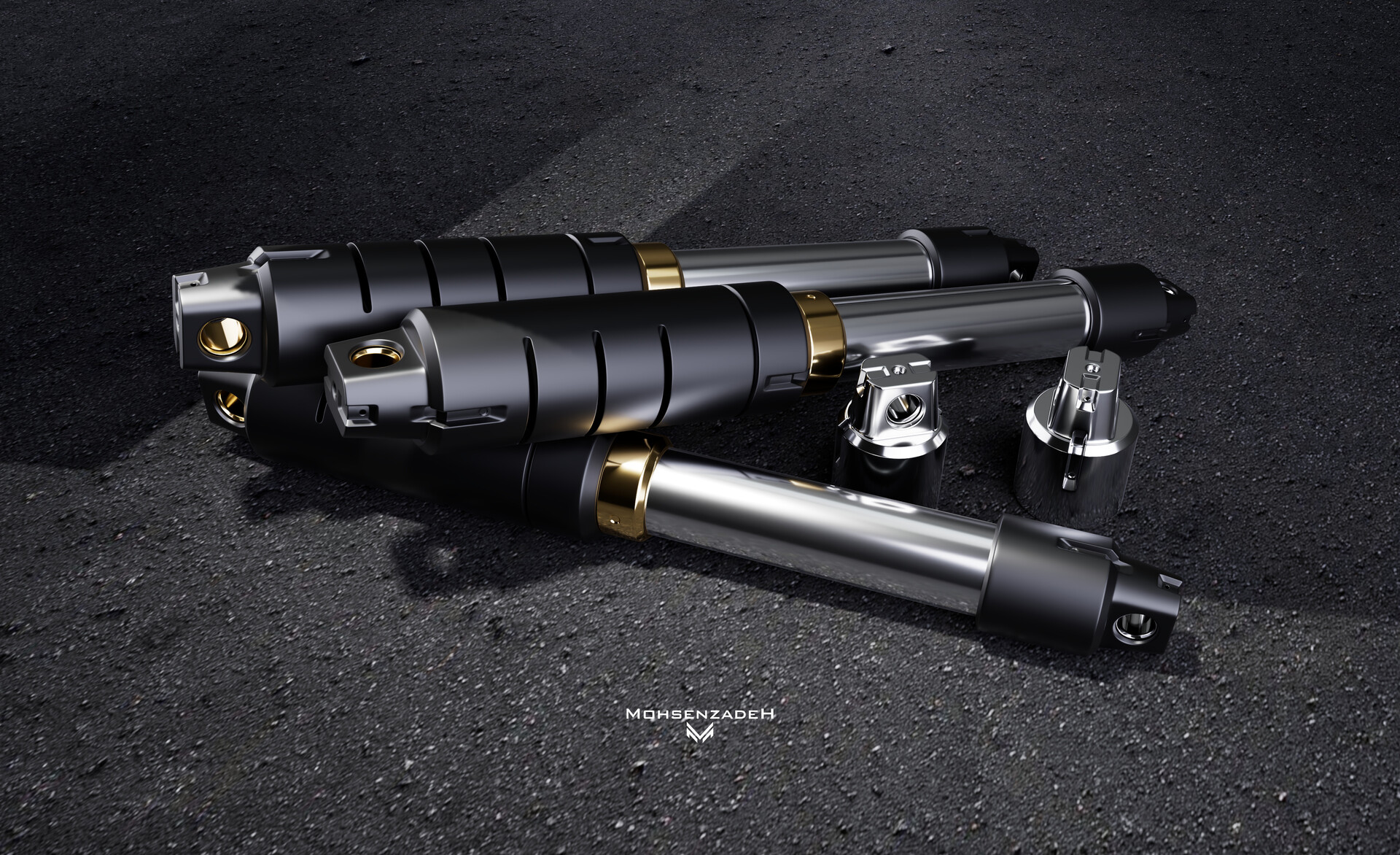 ArtStation - My Hard Surface Concept & Topology Workflow In Maya Rendering Mode Occlusion ...