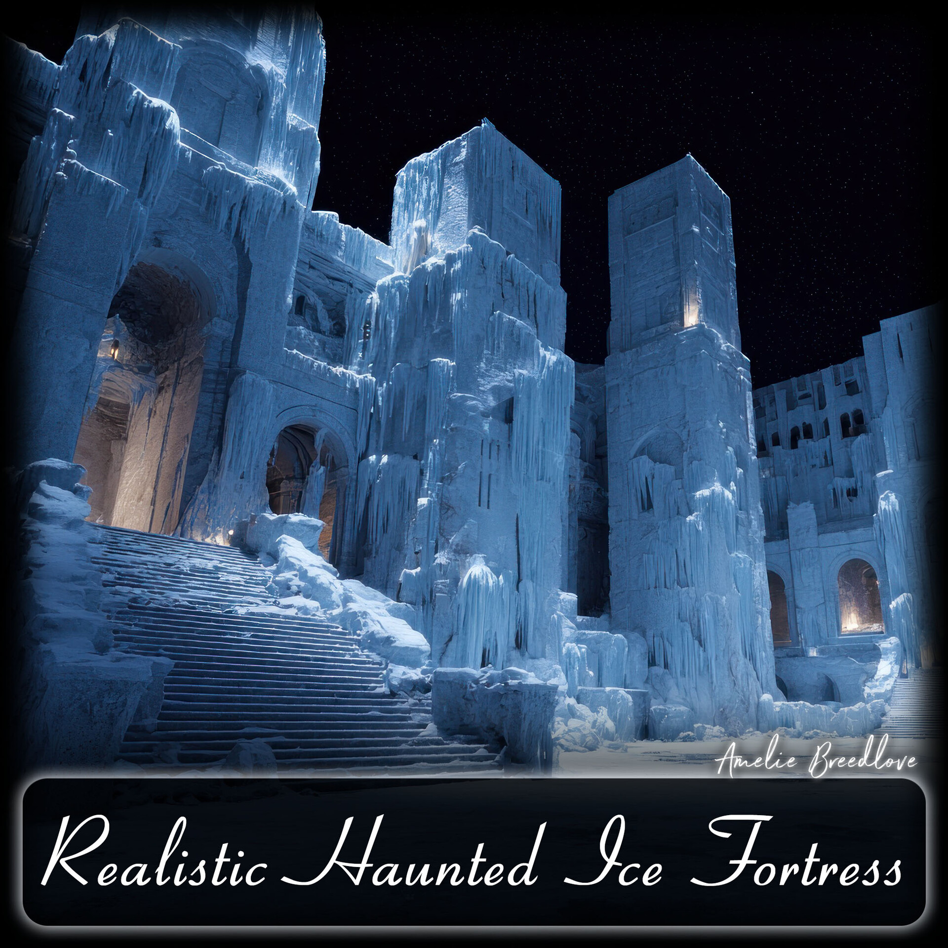 ArtStation - 200 Realistic Haunted Ice Fortress Reference Pack | 4K | v.17