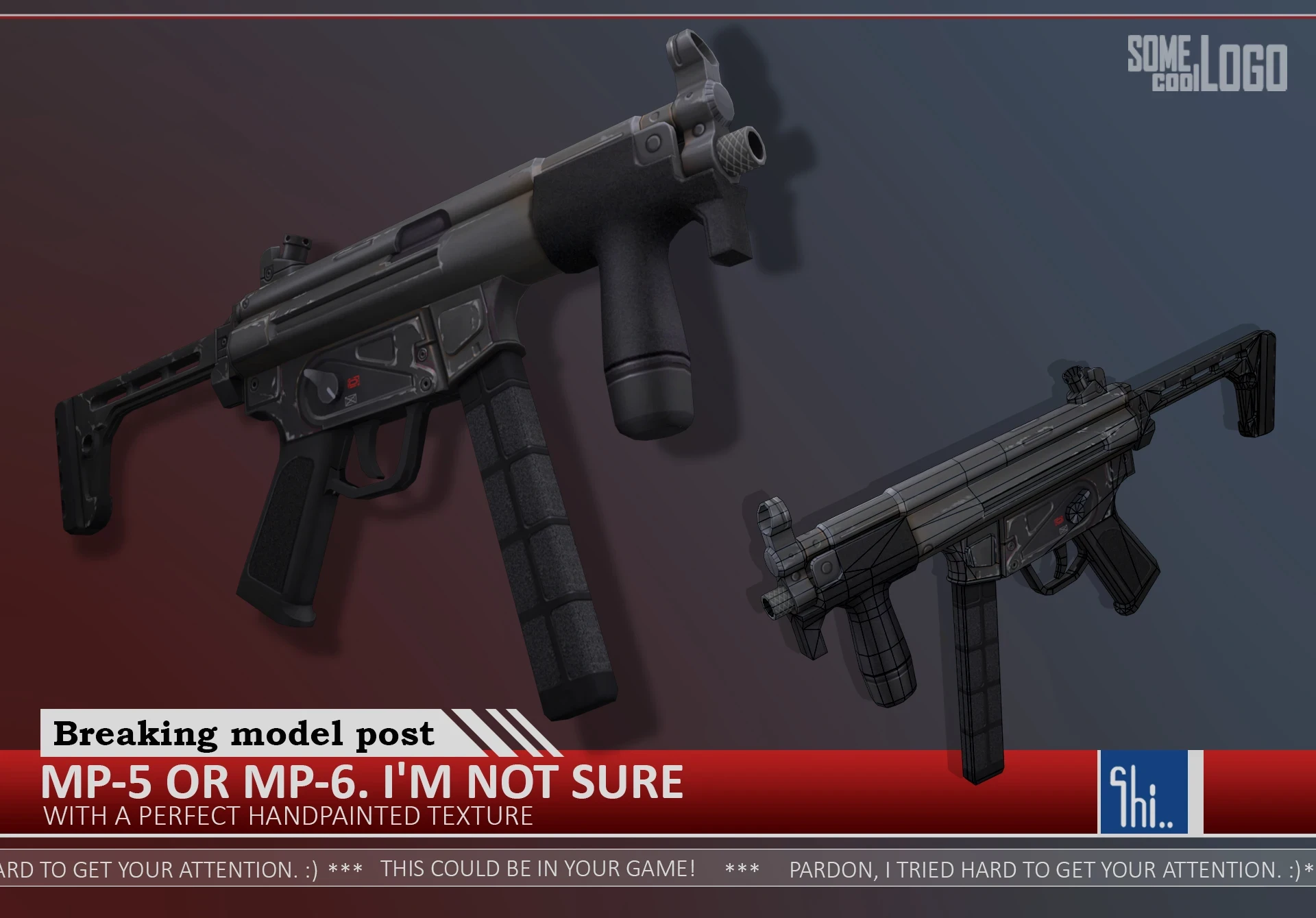 ArtStation - Mp5 or 6 or 7,5. I'm not sure
