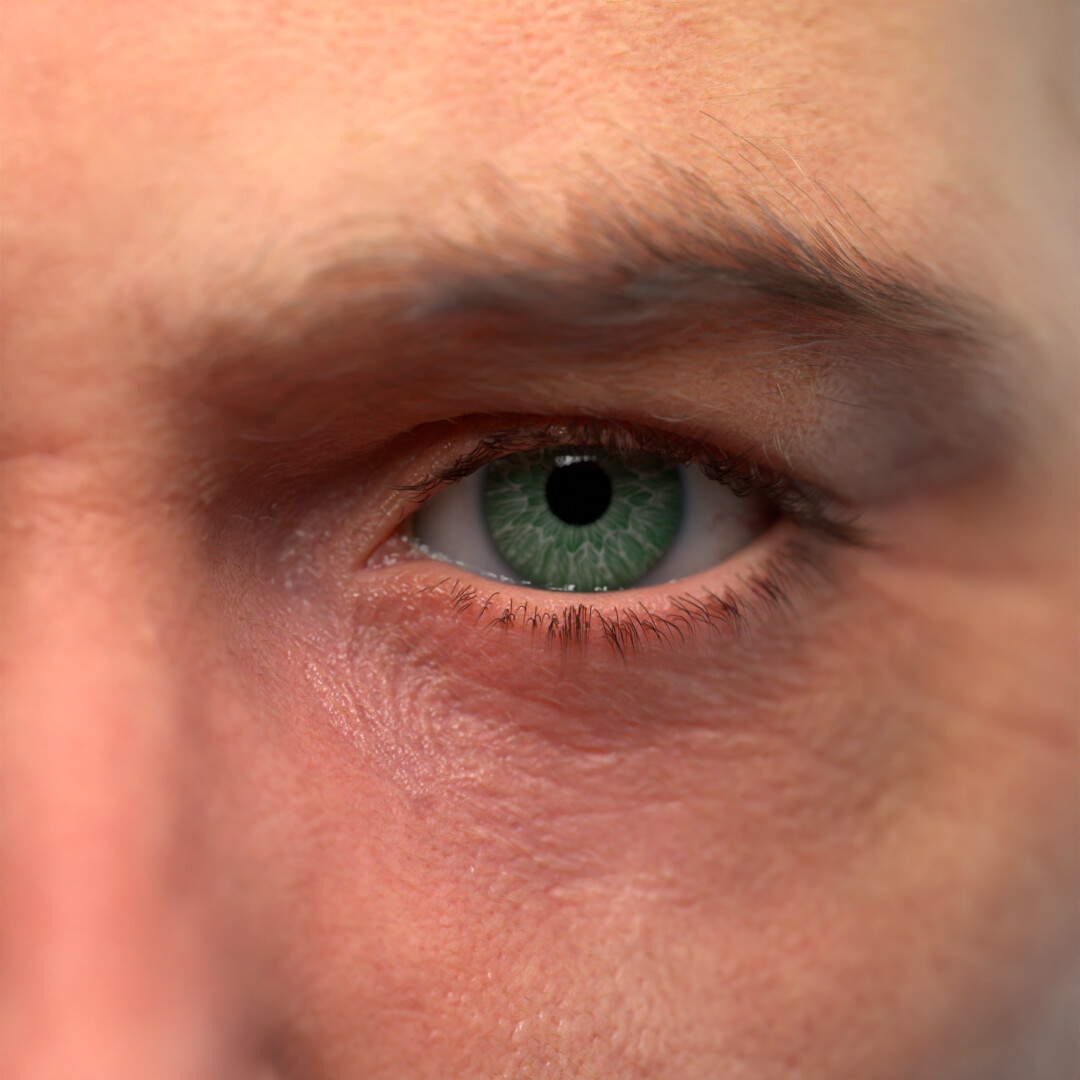 ArtStation - Photorealistic Eye Portrait Blender (CGCookie)
