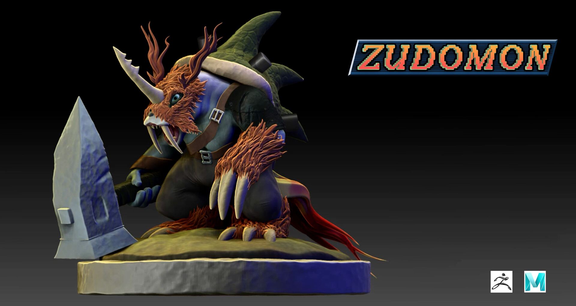 ArtStation - Digimon Sculpt