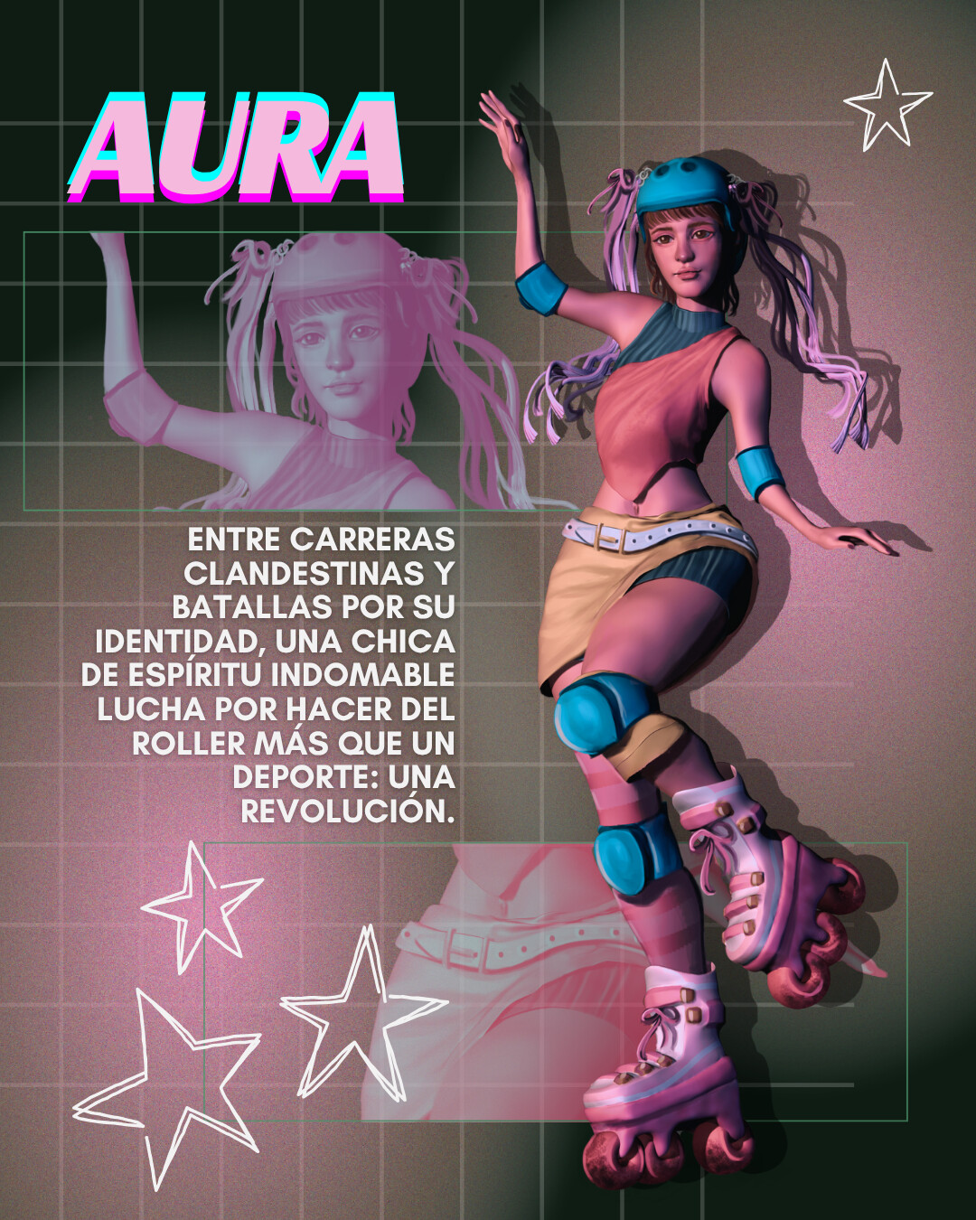 ArtStation - Poster de personaje