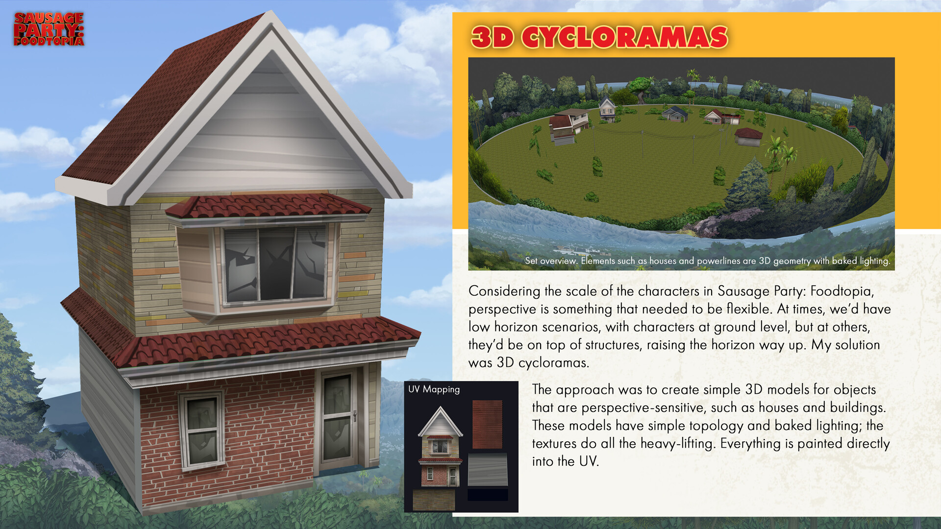 Matheus Freitas - Sausage Party: Foodtopia - Matte Painting