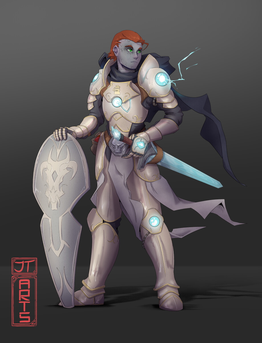 ArtStation - Earth Genasi commission