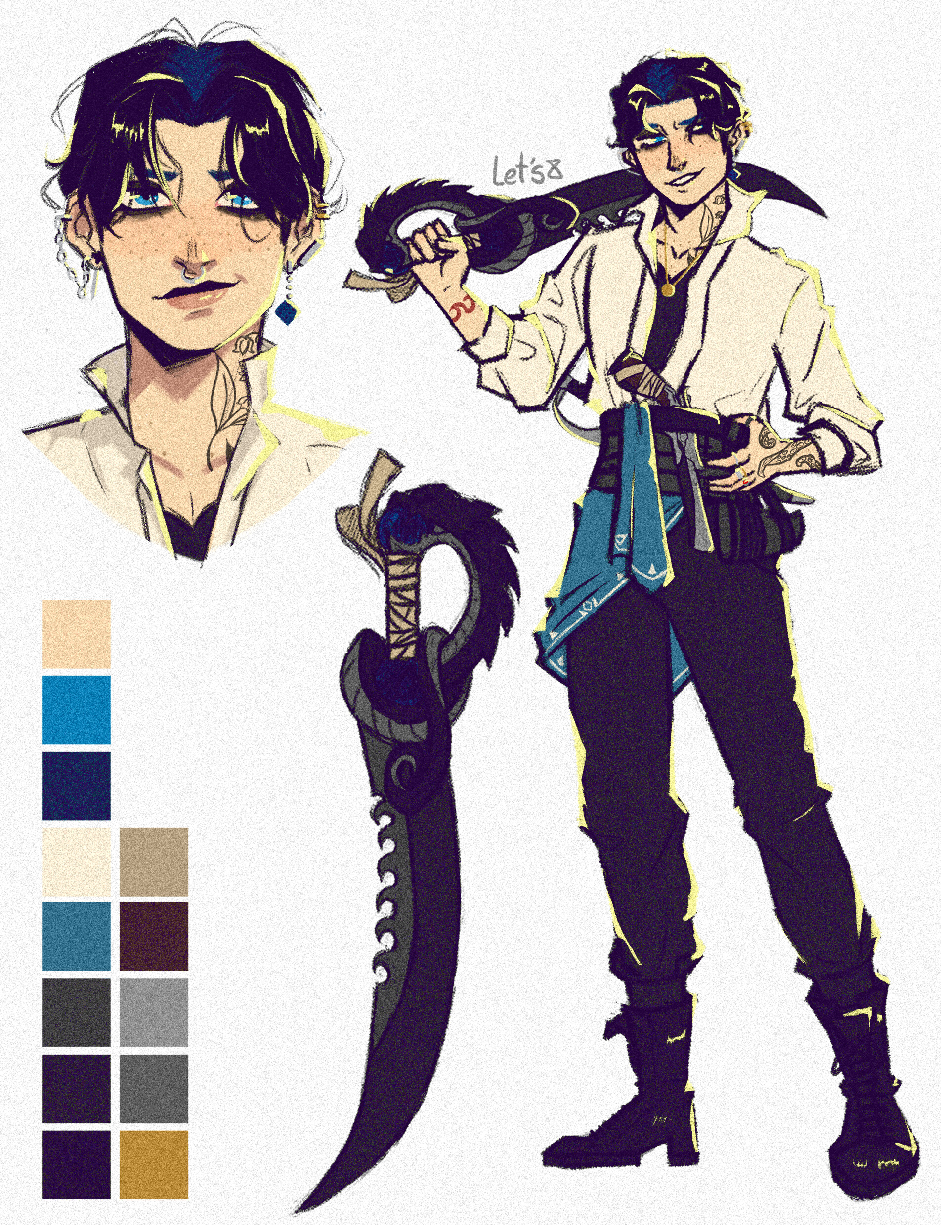 ArtStation - [RPG] pirate