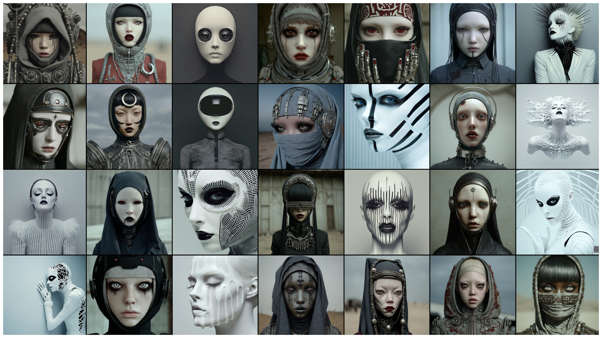 Isabelle ¥¥ - 400 FUTURISTIC WOMEN – REALISTIC PORTRAIT ART PACK