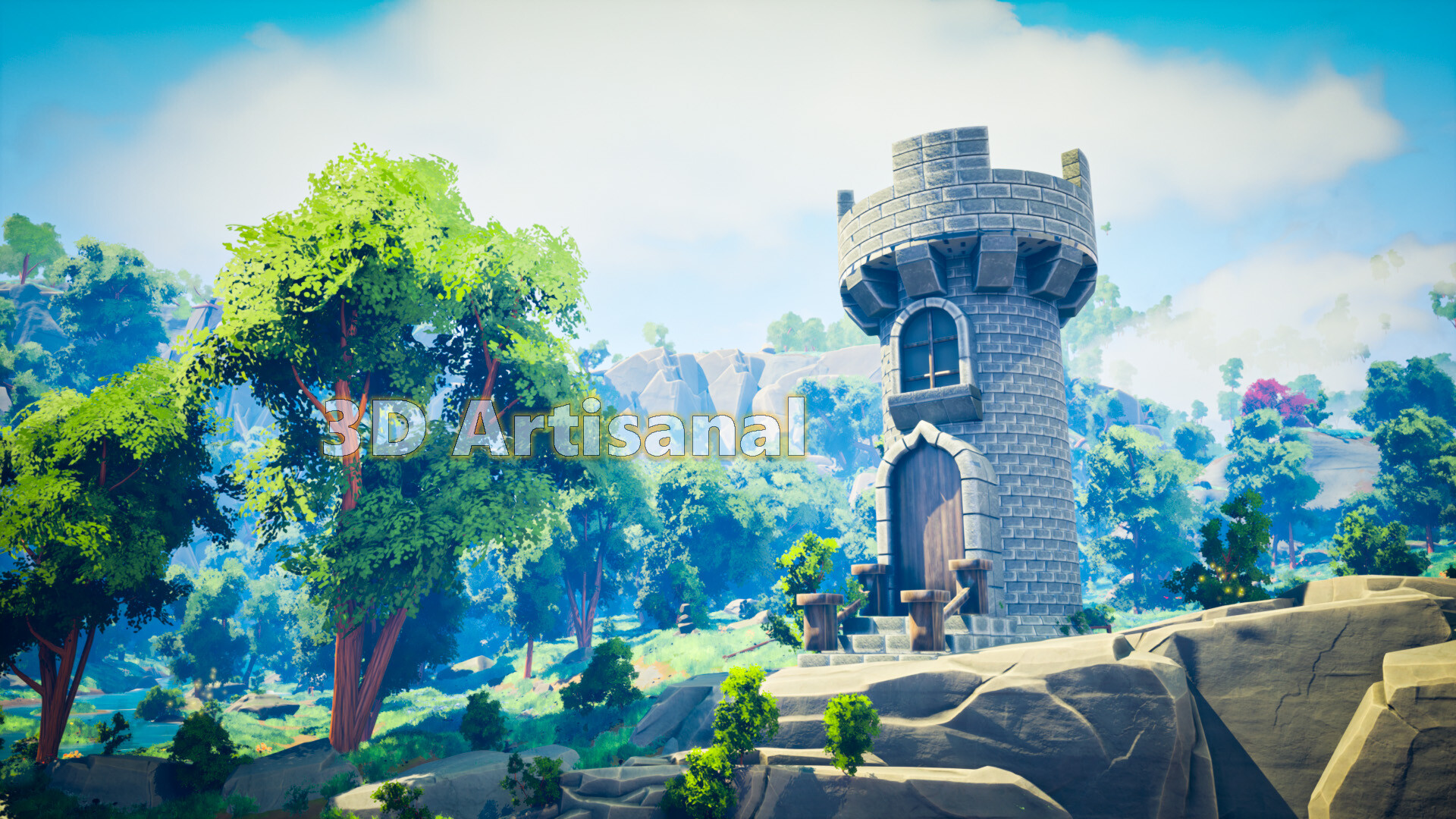 ArtStation - Medieval Turret – 3D Model (Designed in Blender)