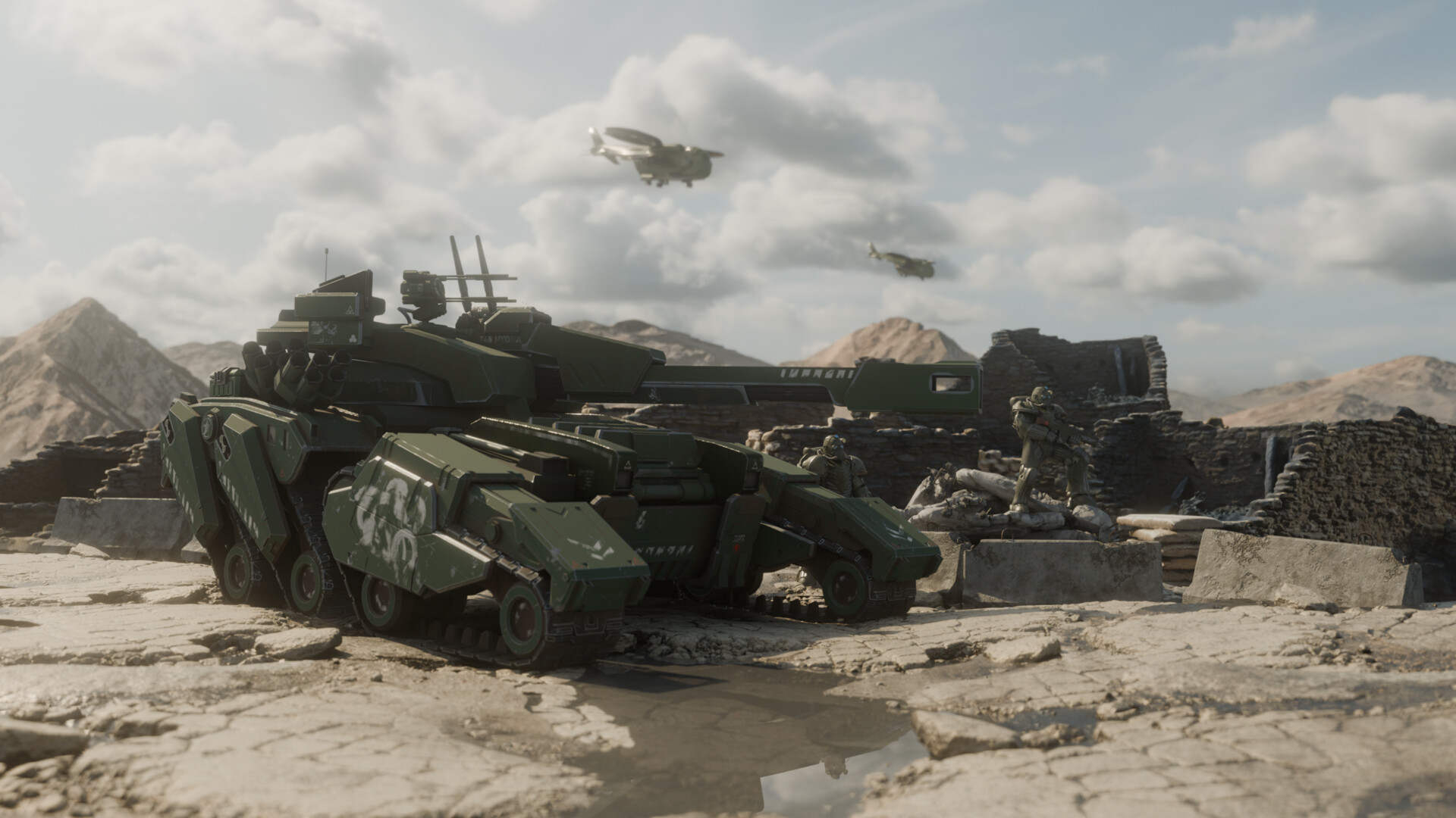 ArtStation - Desert Assault