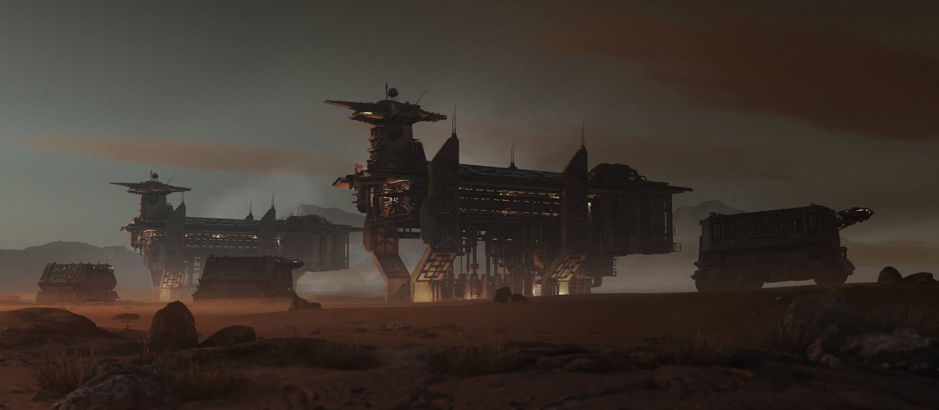 ArtStation - "Exogenesis Refineries"