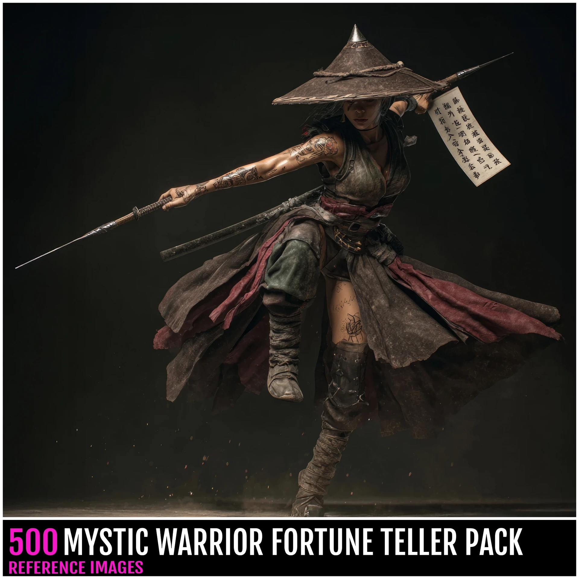 ArtStation - 500 MYSTIC WARRIOR FORTUNE TELLER PACK – CONCEPT ART