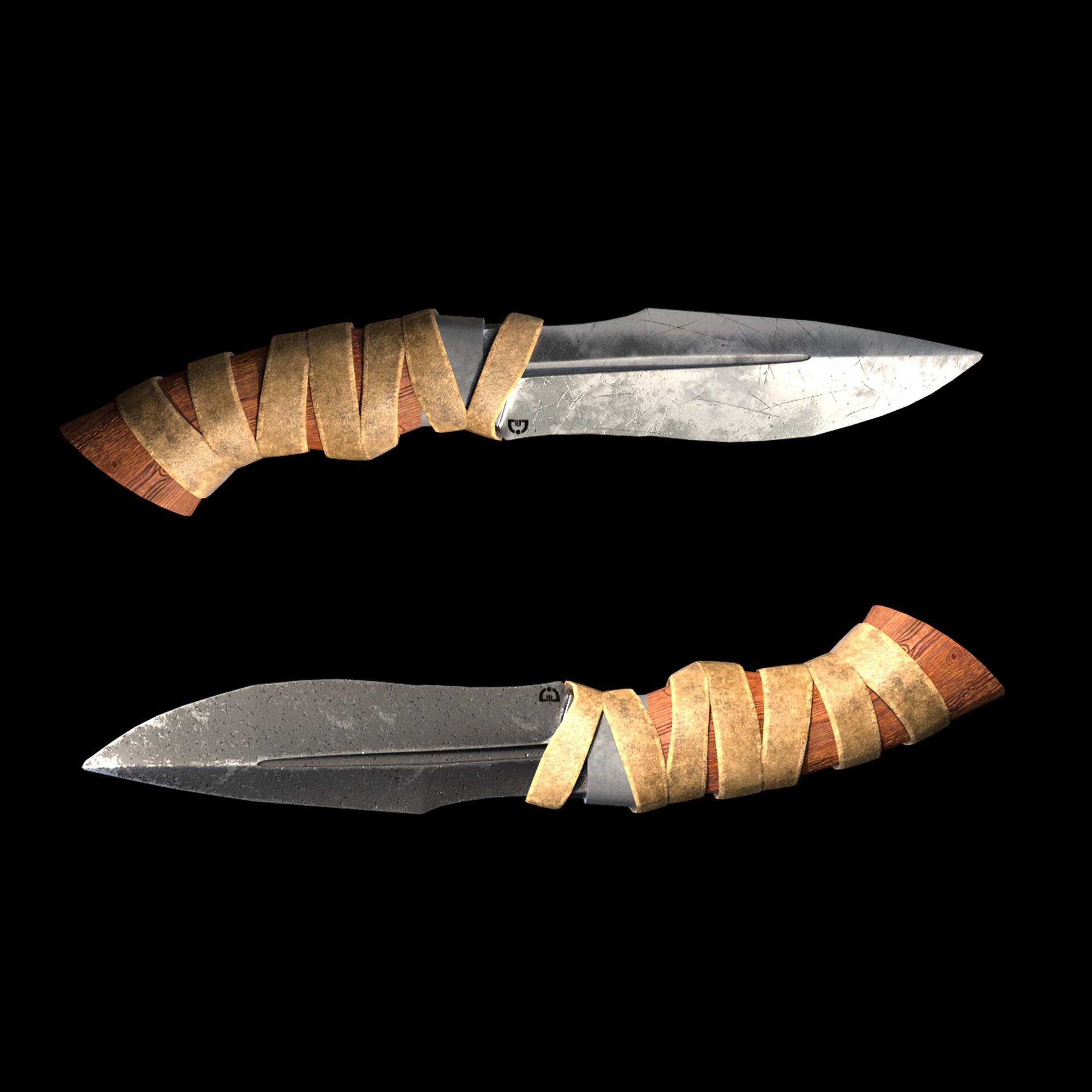 ArtStation - Stylized Knife Design - Autodesk Maya