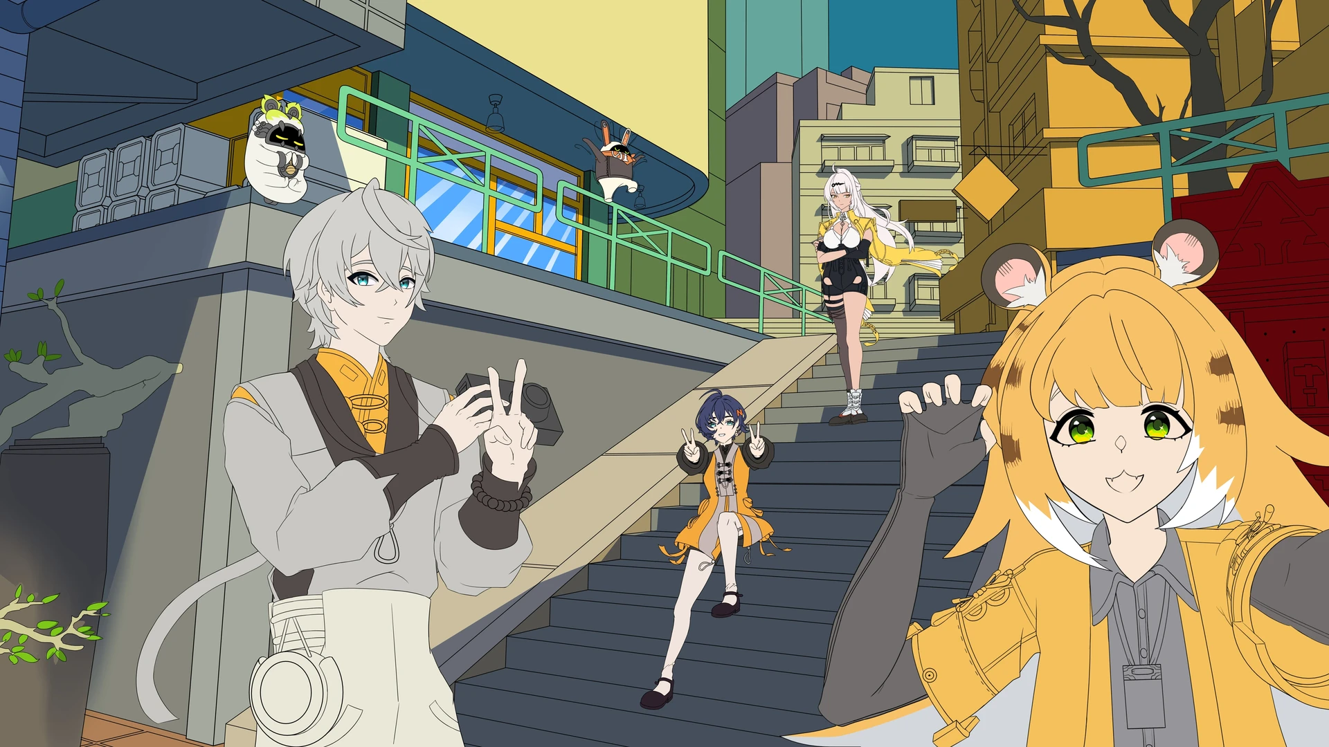 ArtStation - zzz group Selfie with JUFUFU