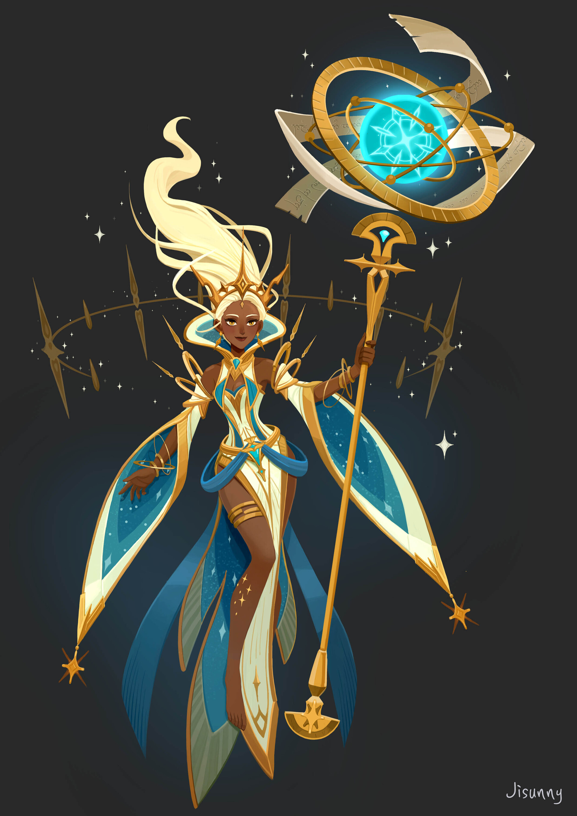 ArtStation - Elyra, The Starcaller | Character Concept