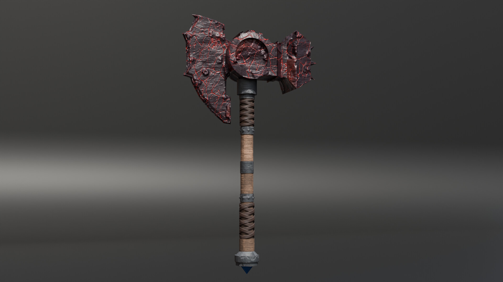 ArtStation - Crimson Lava Axe – Stylized Game Asset
