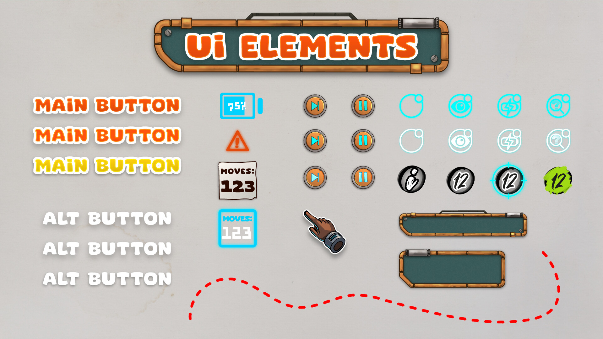 Arthus Ribeiro - Game UI [Slide treasures: Lydia's Hunt]