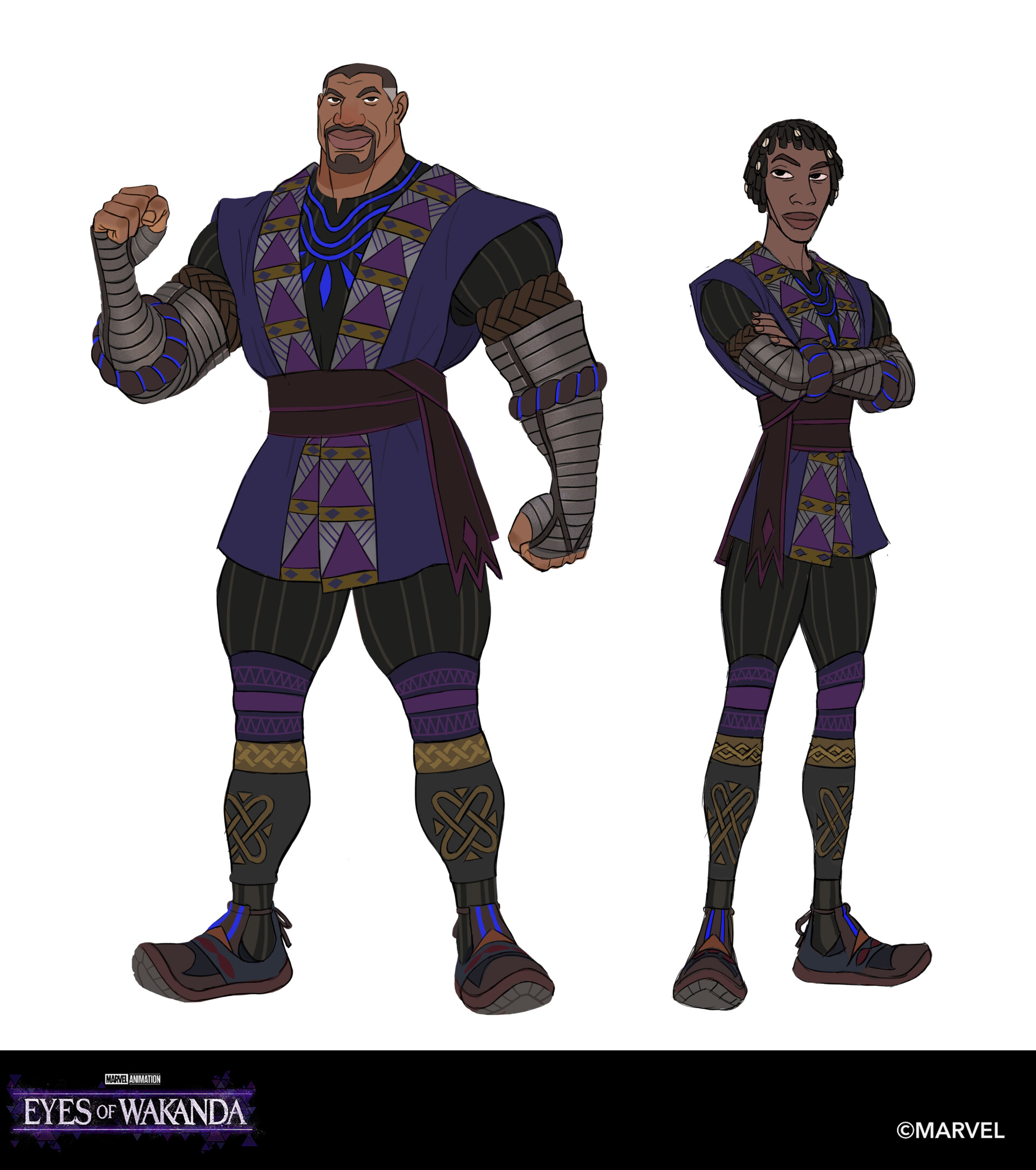 Uzoma Dunkwu - Eyes of Wakanda—Character Designs (Episode 4)