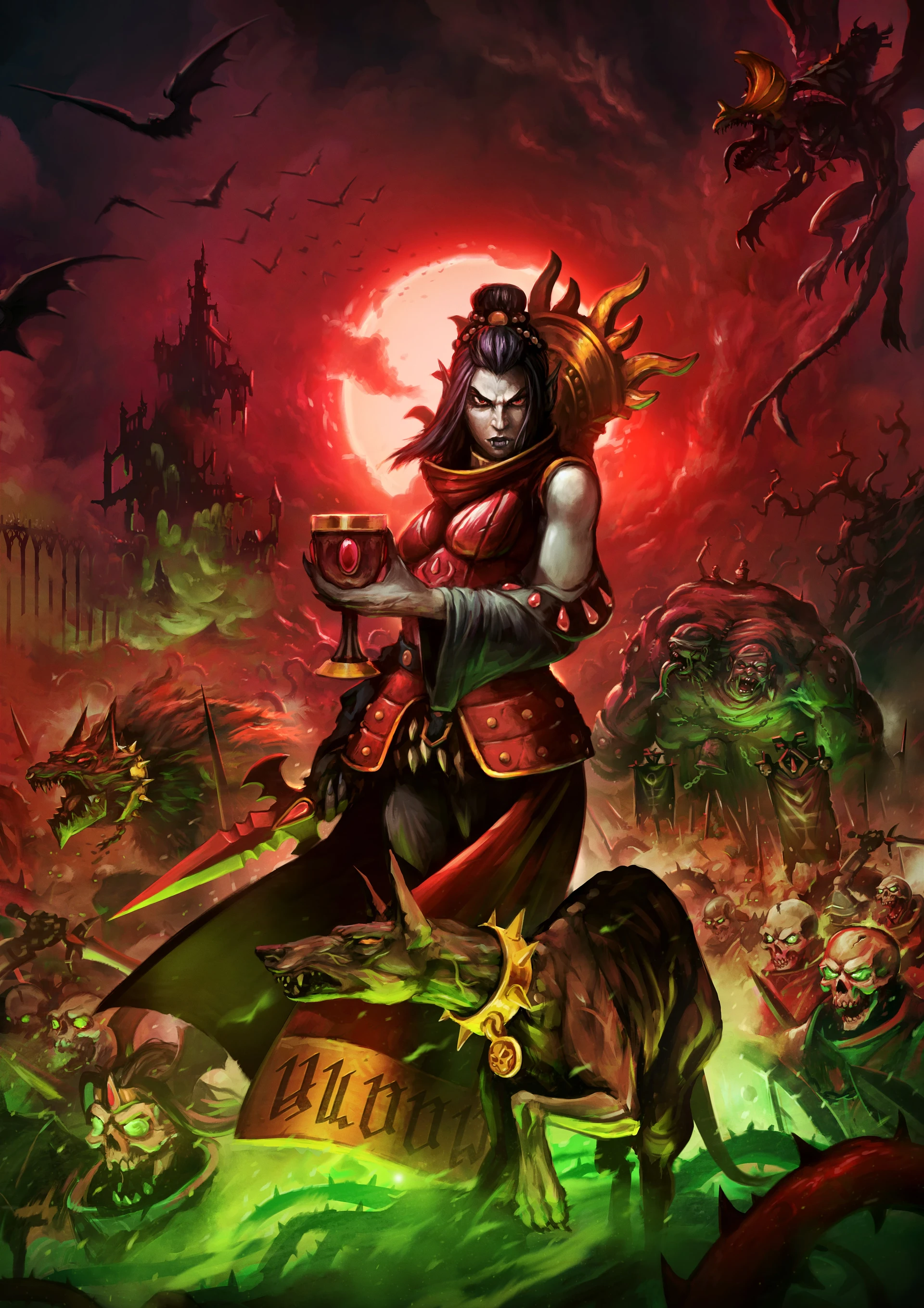 ArtStation - Vampiric Undead Faction Book Cover