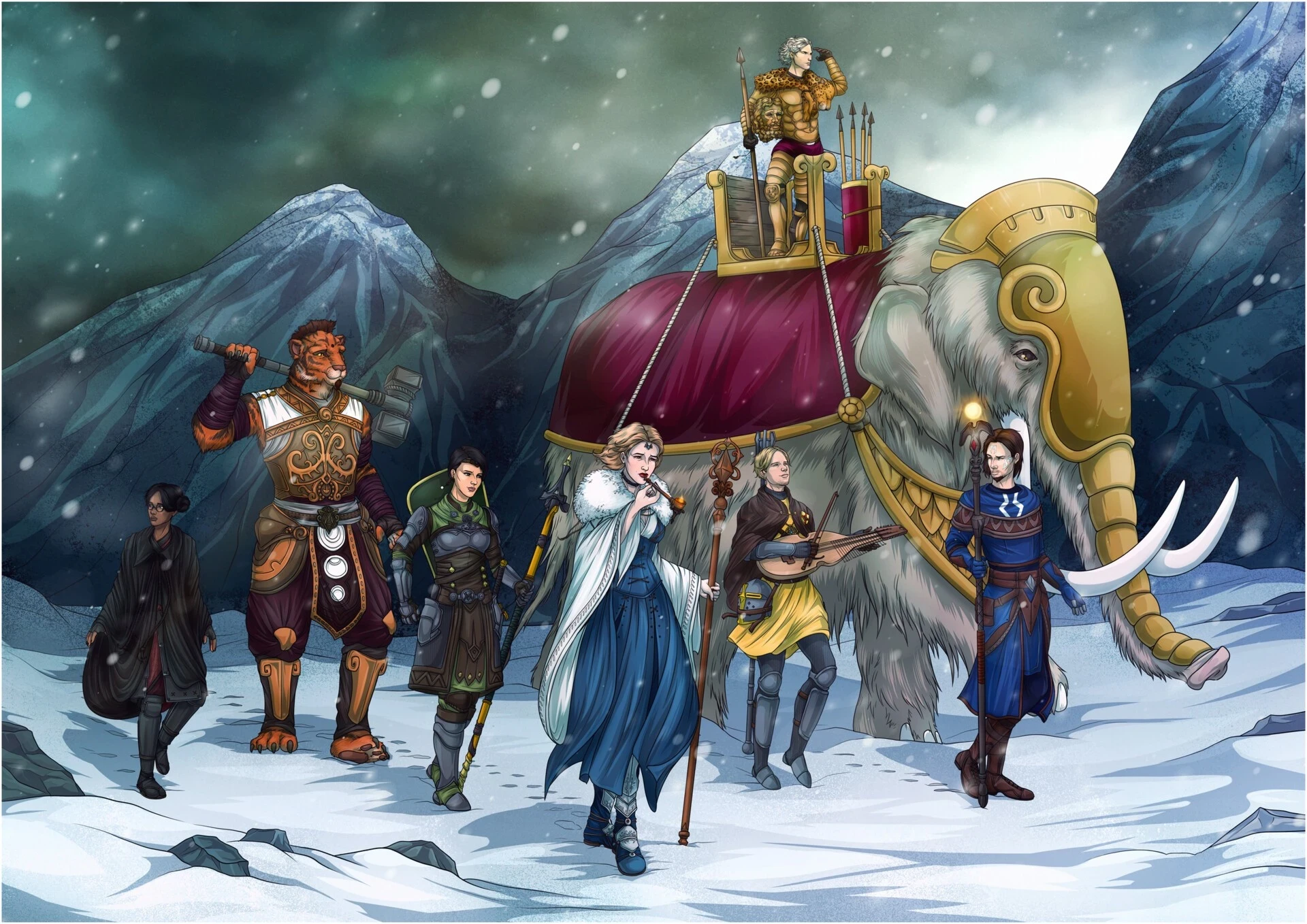 ArtStation - TTRPG Group Art