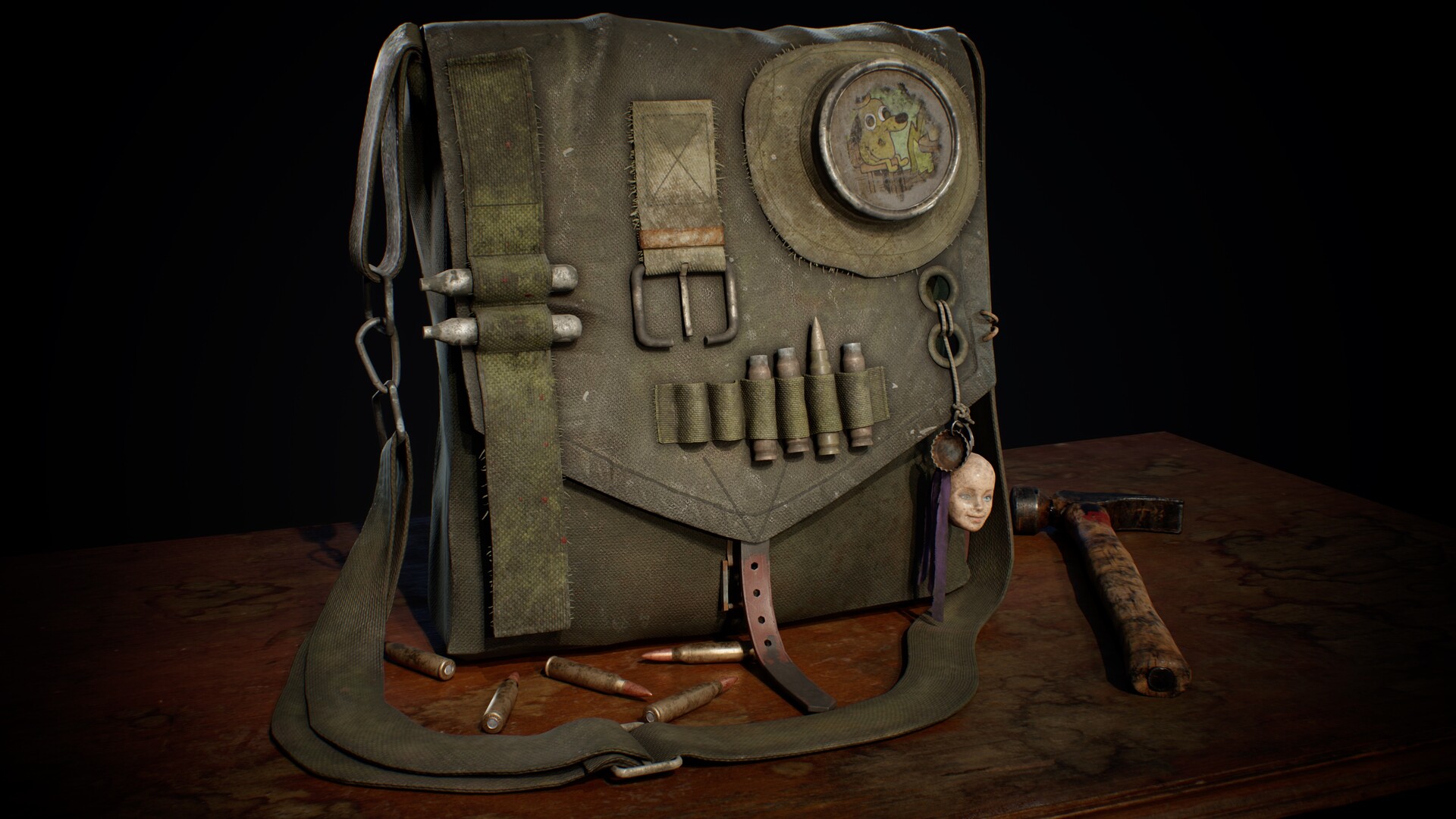 ArtStation - Post-apocalyptic Bag