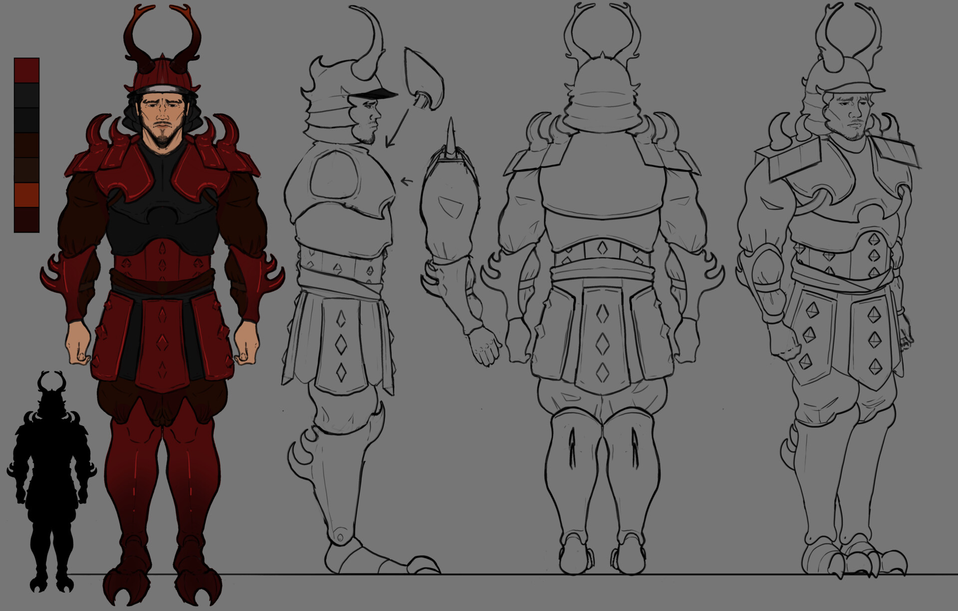 ArtStation - Beetle Samurai