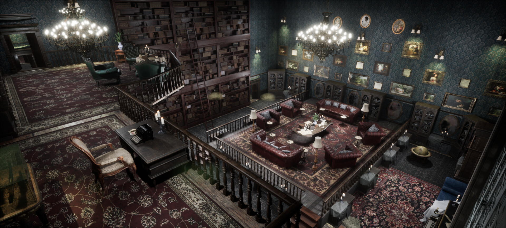 ArtStation - Ravenwood Manor A Complete Gothic Mansion Experience