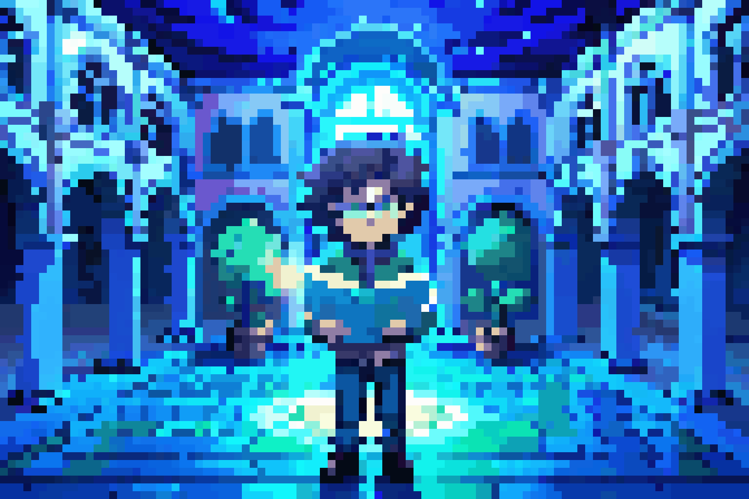 ArtStation - Pixel Self-portrait