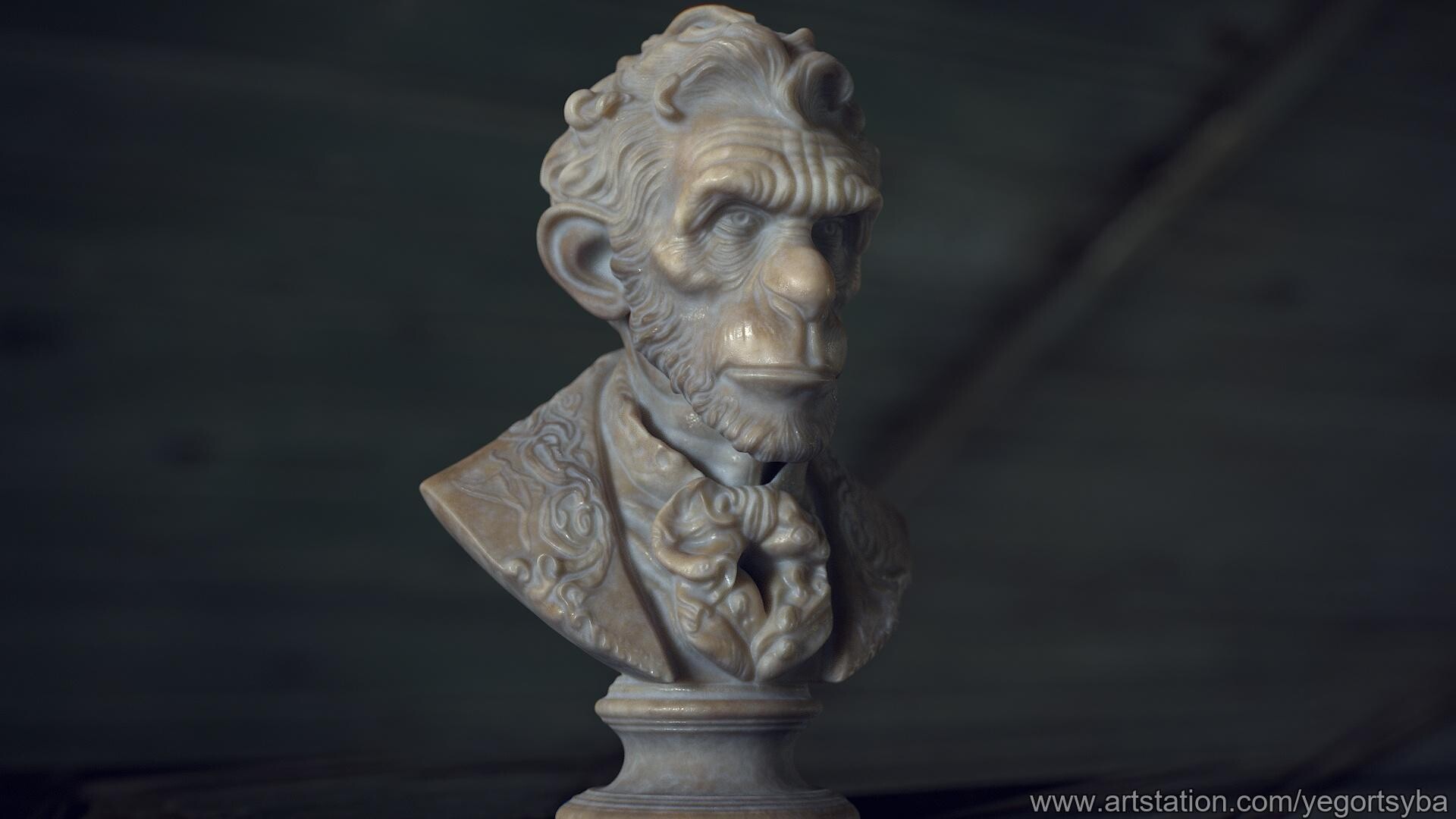 ArtStation - Ape Bust