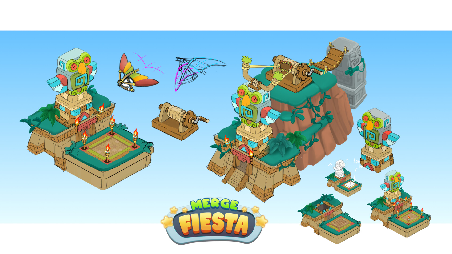 ArtStation - Merge Fiesta- Summer Theme